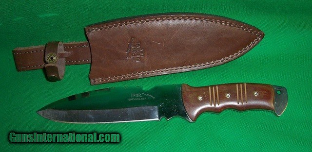 USA IPak Vintage Large 13 5/8" Survival Knife Heavy Duty