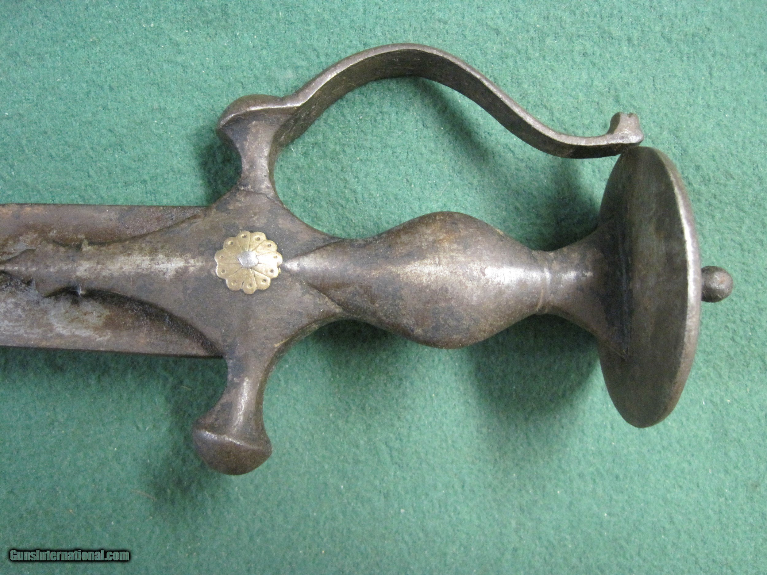 Antique Vintage Indo Persian Indian Tulwar Or Talwar Sword Saber
