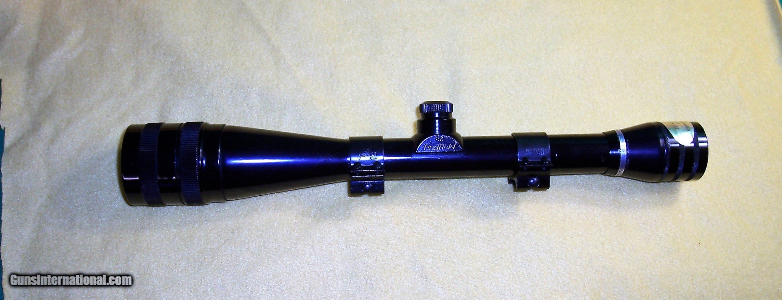 Vintage Redfield 8x Target Turrets/Knobs AO Adjustable Objective Scope 8x40