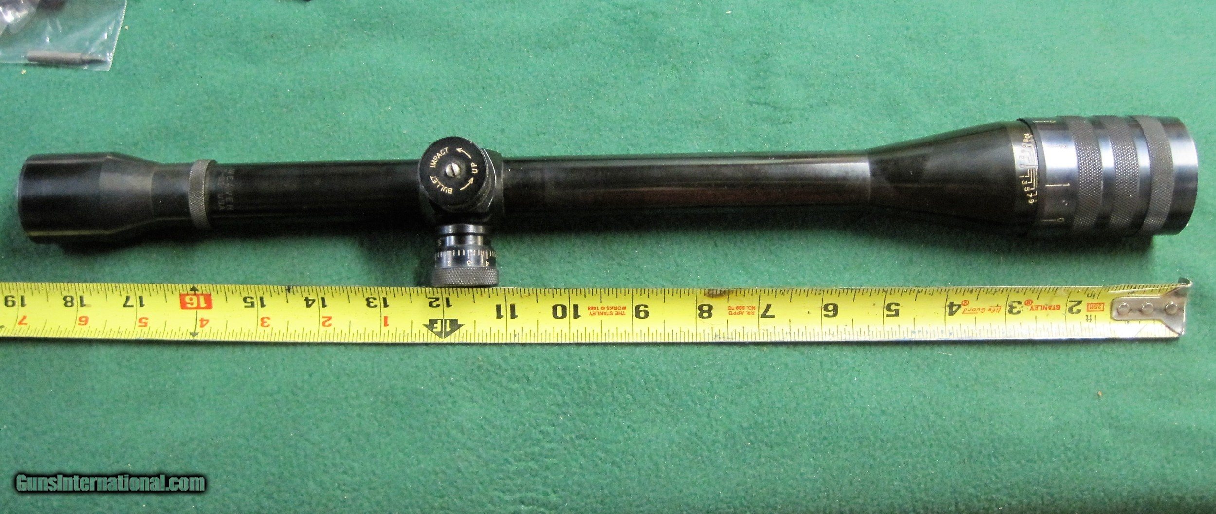 Vintage Weaver T-20x A.O.Target Rifle Scope Micro-Trac USA Benchrest