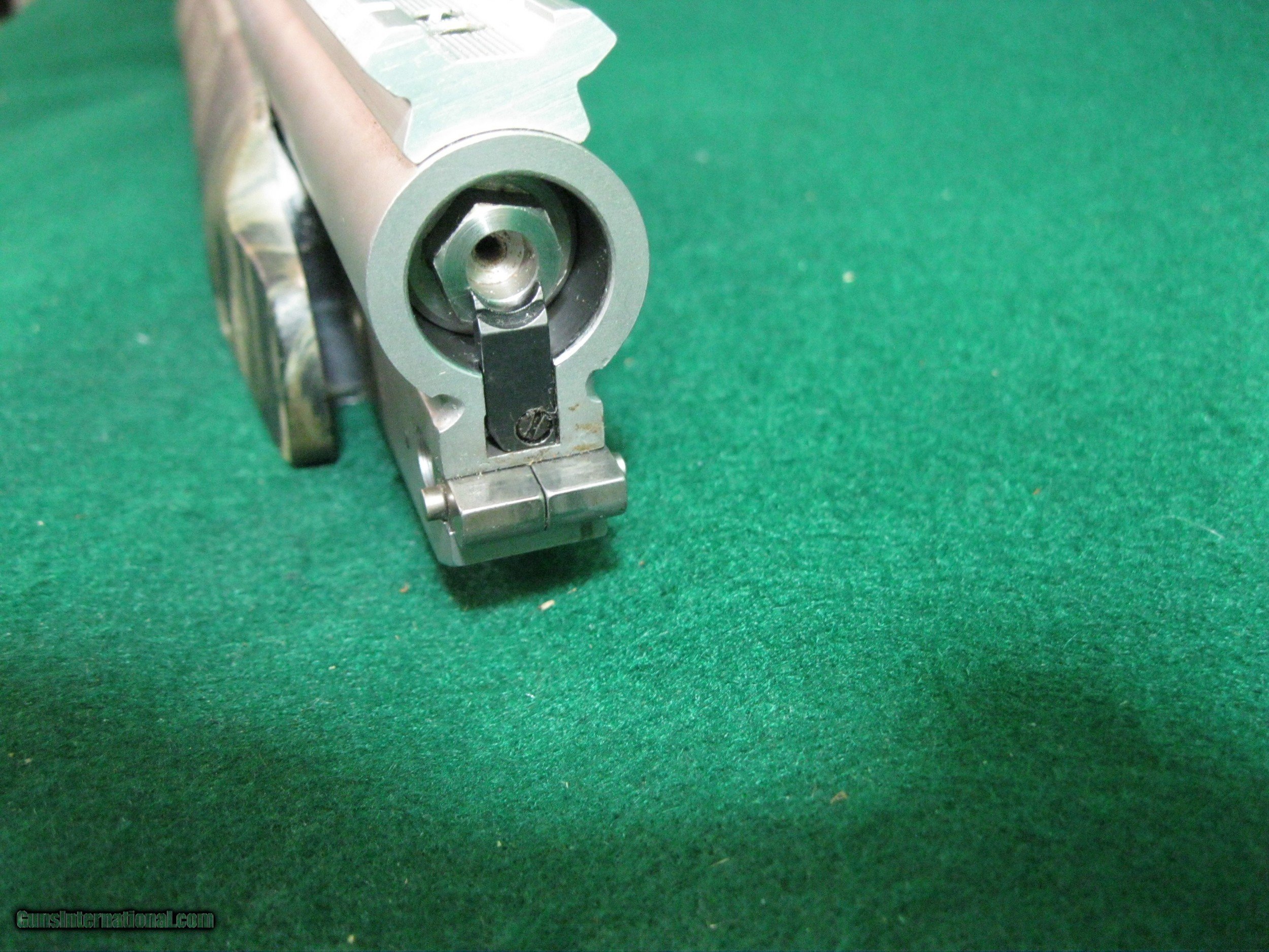 Thompson Center Encore 209 X 50 Mag stainless muzzleloader barrel camo ...