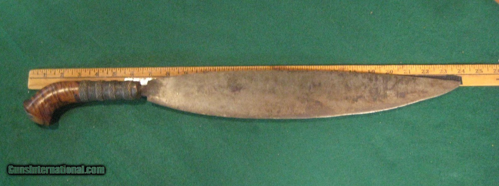 ANTIQUE VINTAGE PHILIPPINES Filipino MORO BARONG SWORD KNIFE #2