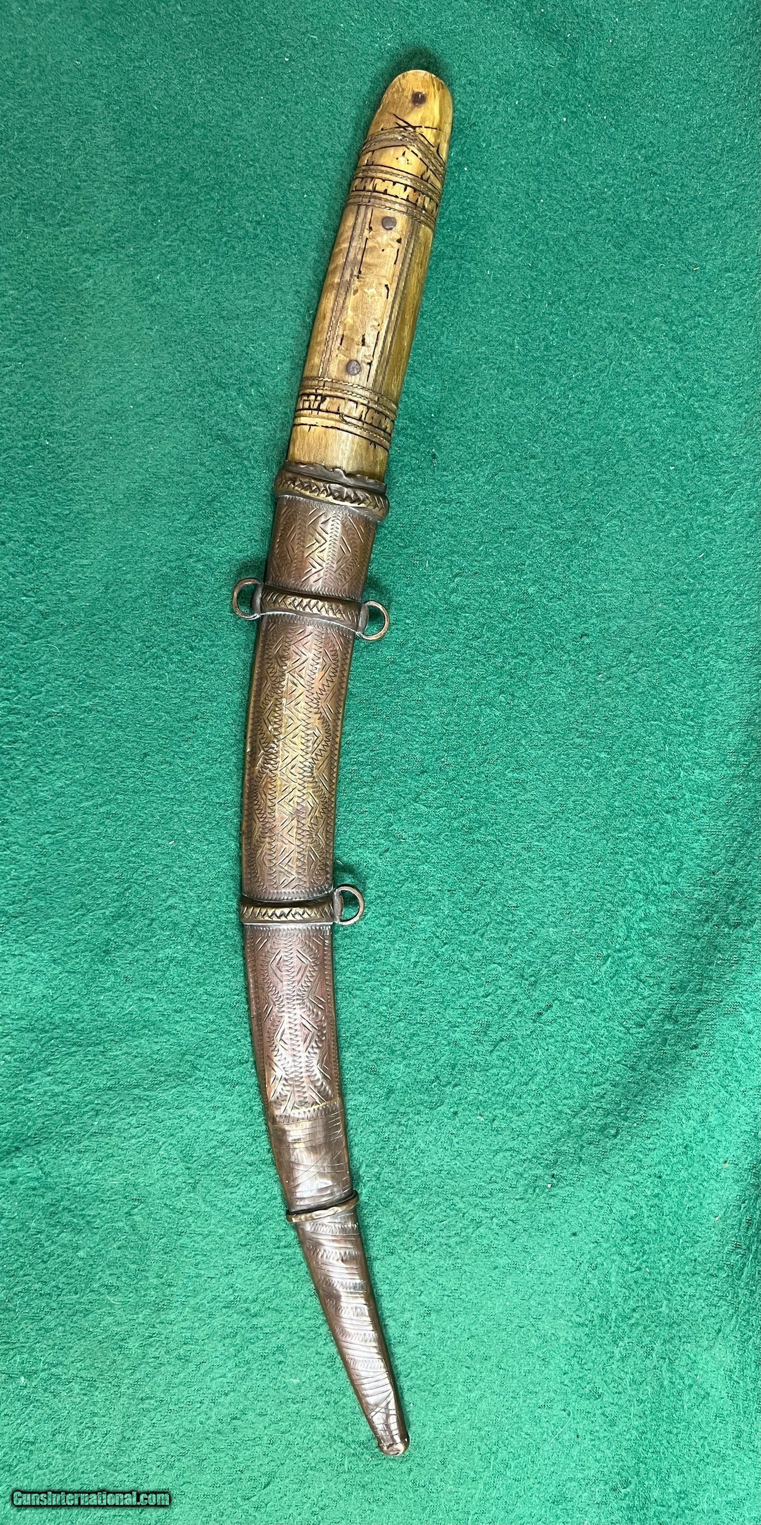 Antique Dagger Short Sword Turkish Moroccan Middle East