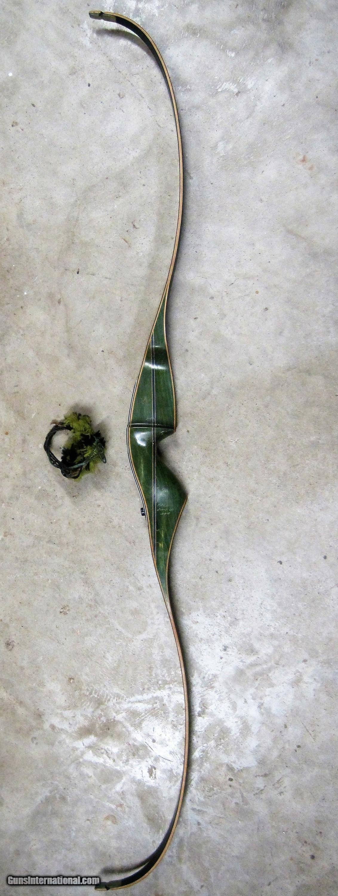 Vintage Bear Kodiak Hunter Recurve Bow 60" 50# RH