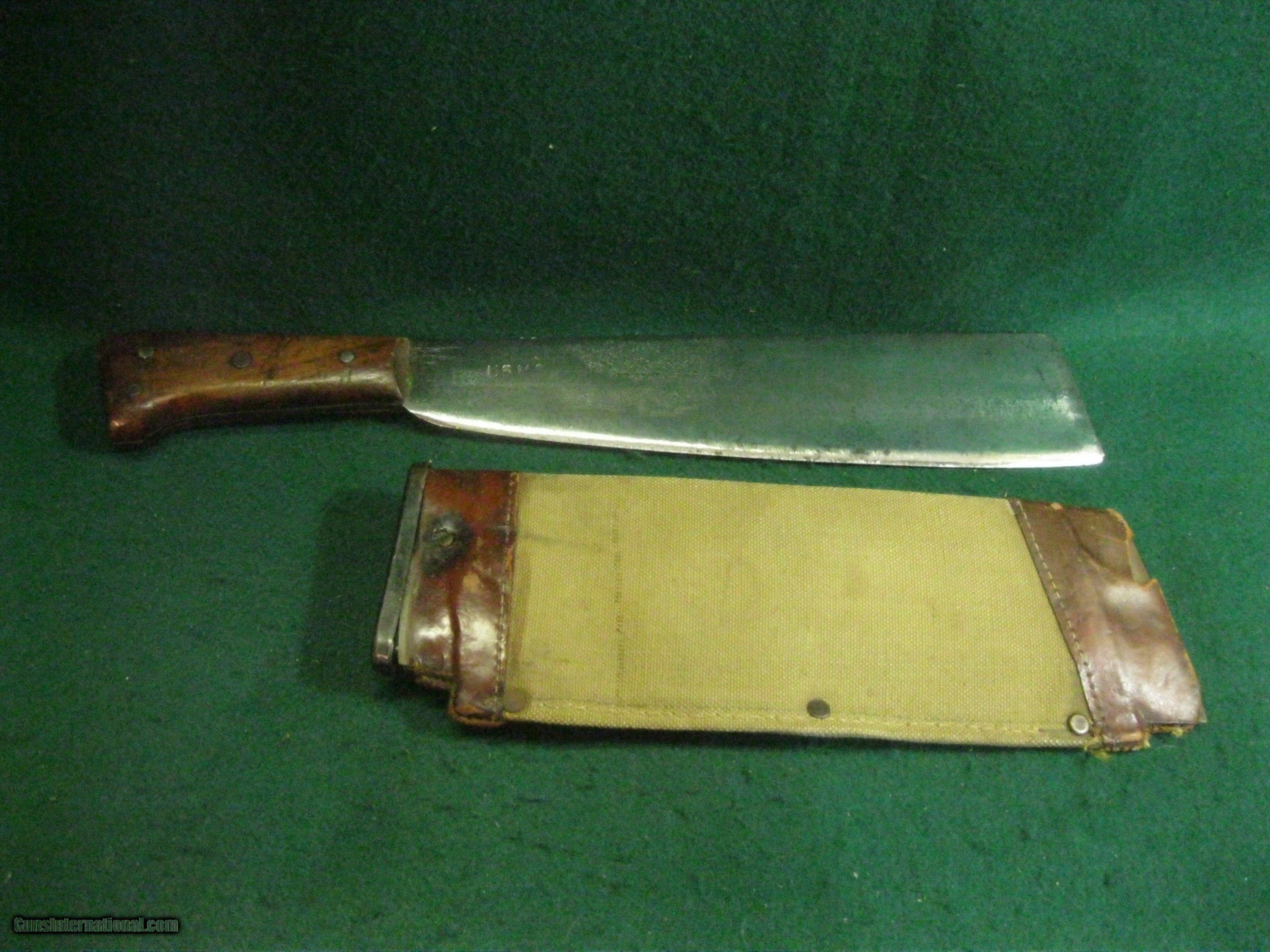 WWII - WW2 U.S. Marine Corps, BOLO Knife, 1st Pattern, COLLINS & CO ...