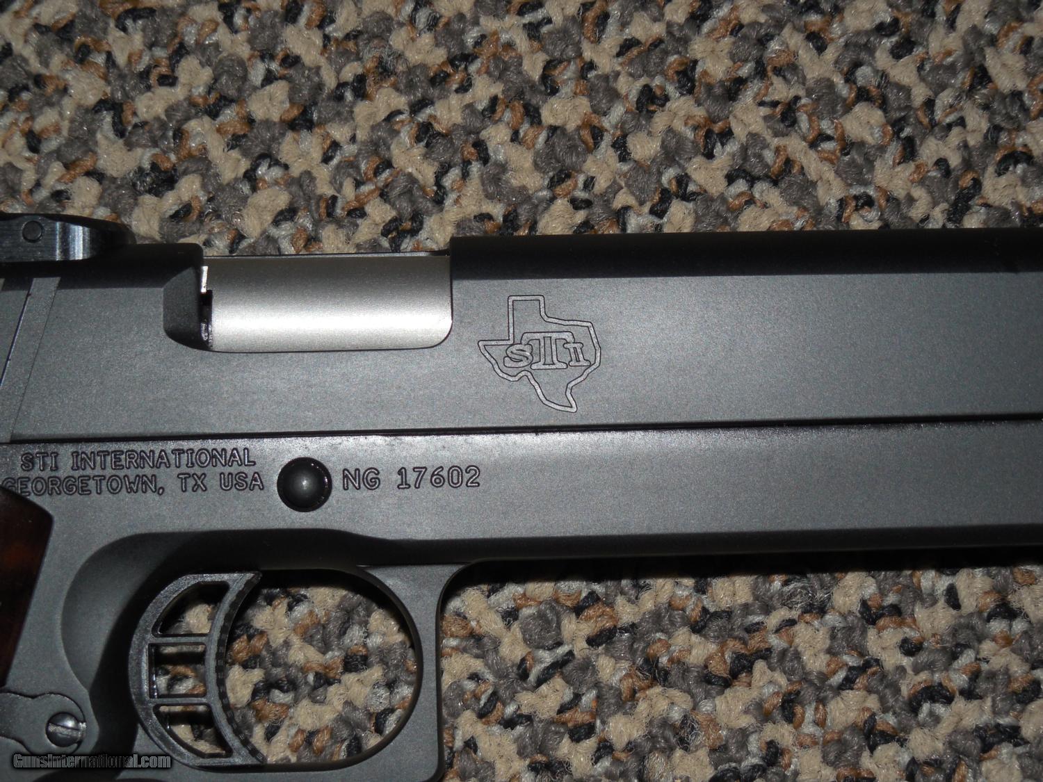 STI 9 MM TARGET MASTER 6.0 SIX-INCH 1911 PISTOL