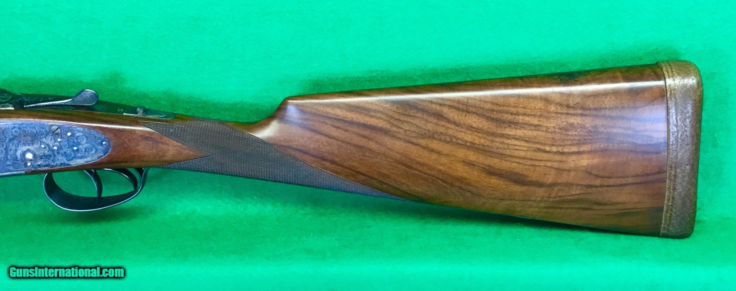 AYA 20 gauge Round action No. 2 in leather case.