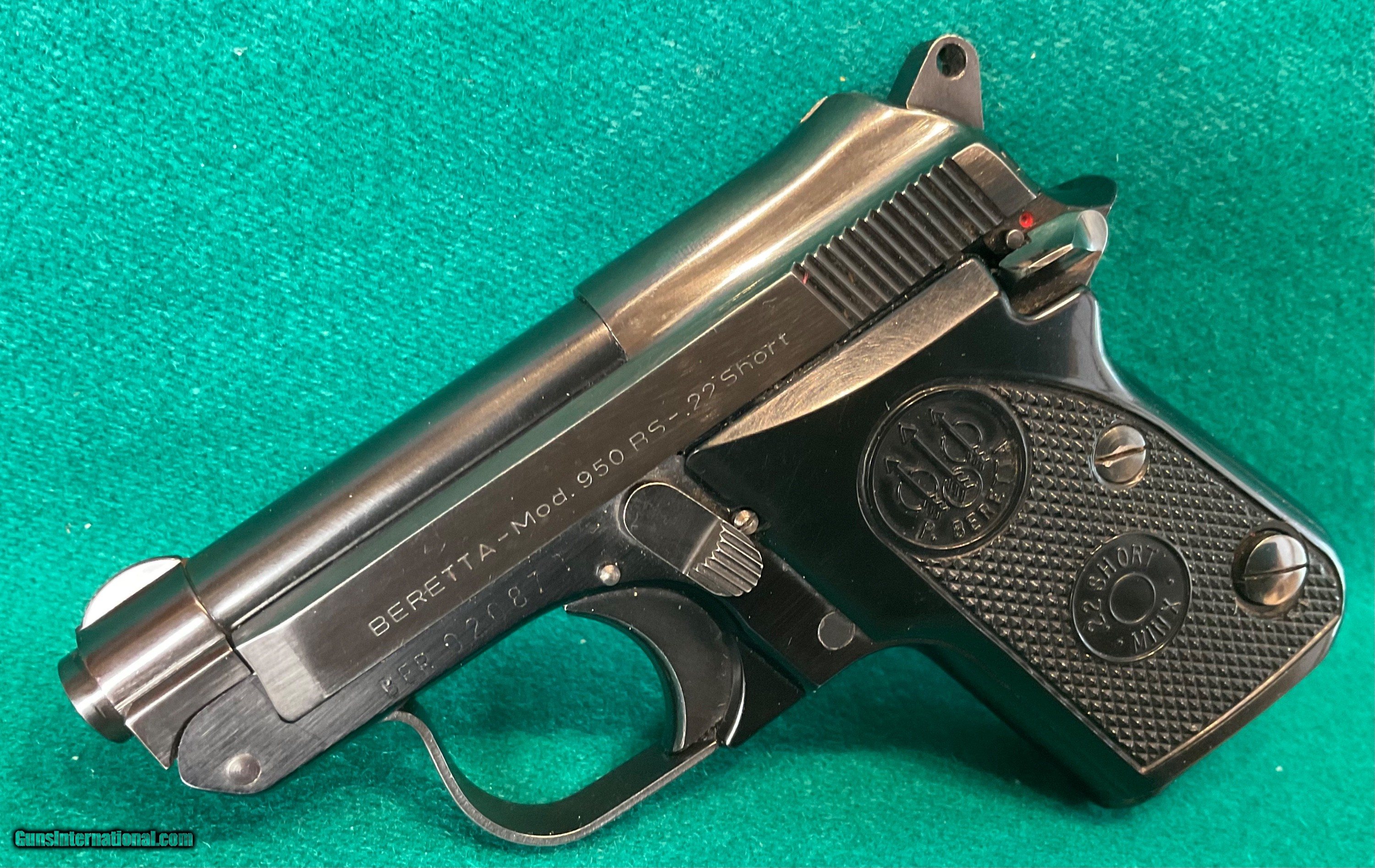 Beretta 22 Short, model 950 Minx, tip up barrel.