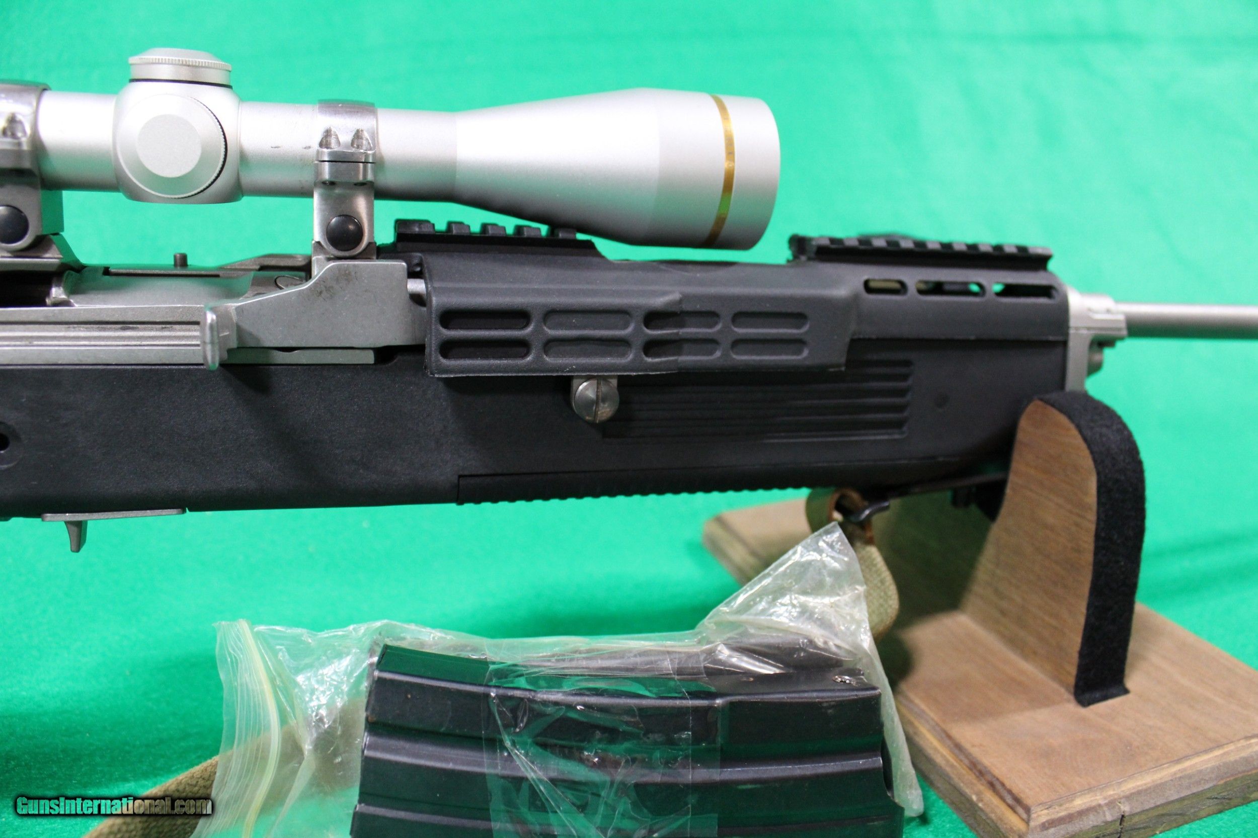 Used Ruger Mini-14 with Leupold Scope in Collapsible Tactical Stock for ...