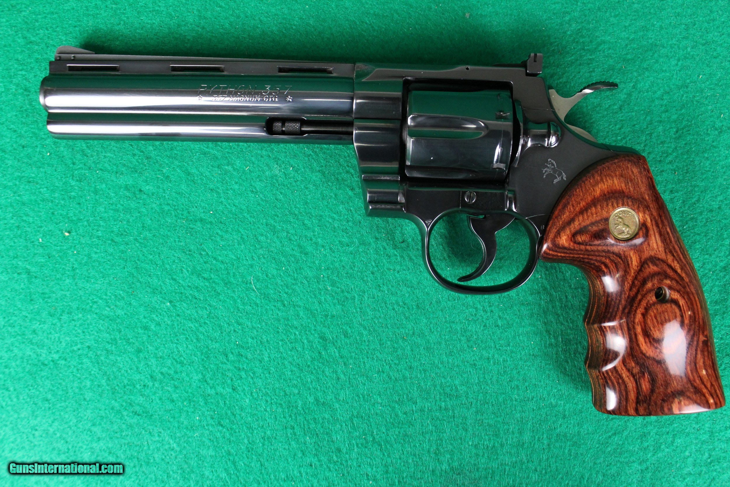 Colt Python 1977 Blued 6 Inch Barrel With Hard Case for sale