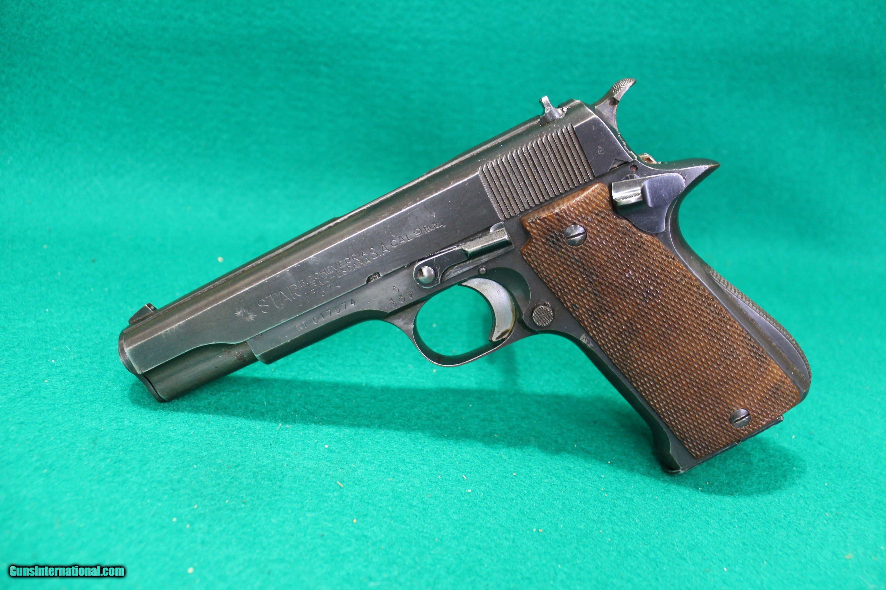 Star Modelo Super 9MM Largo Semi-Auto Pistol