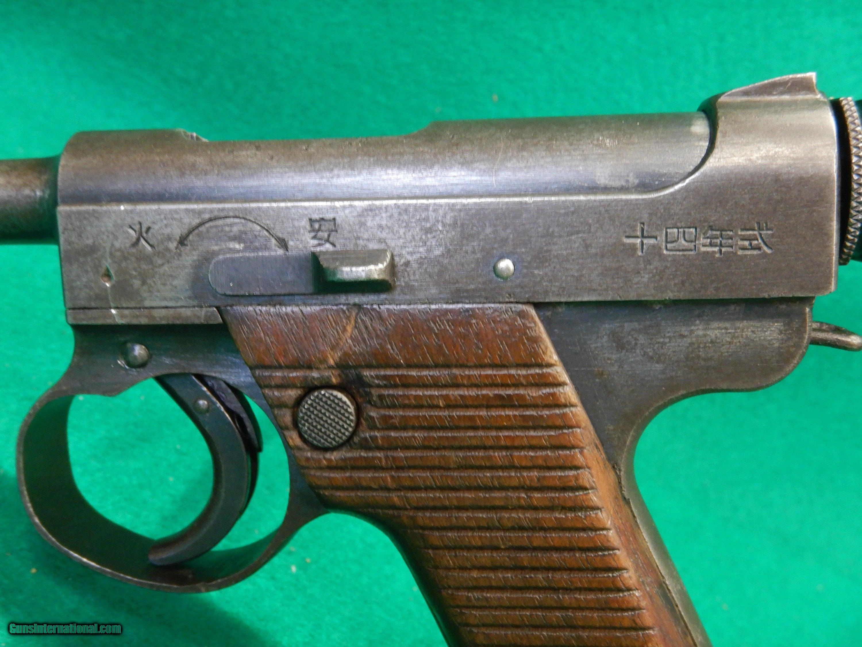 Nambu Type 14 WW2 8MM Japanese Pistol for sale