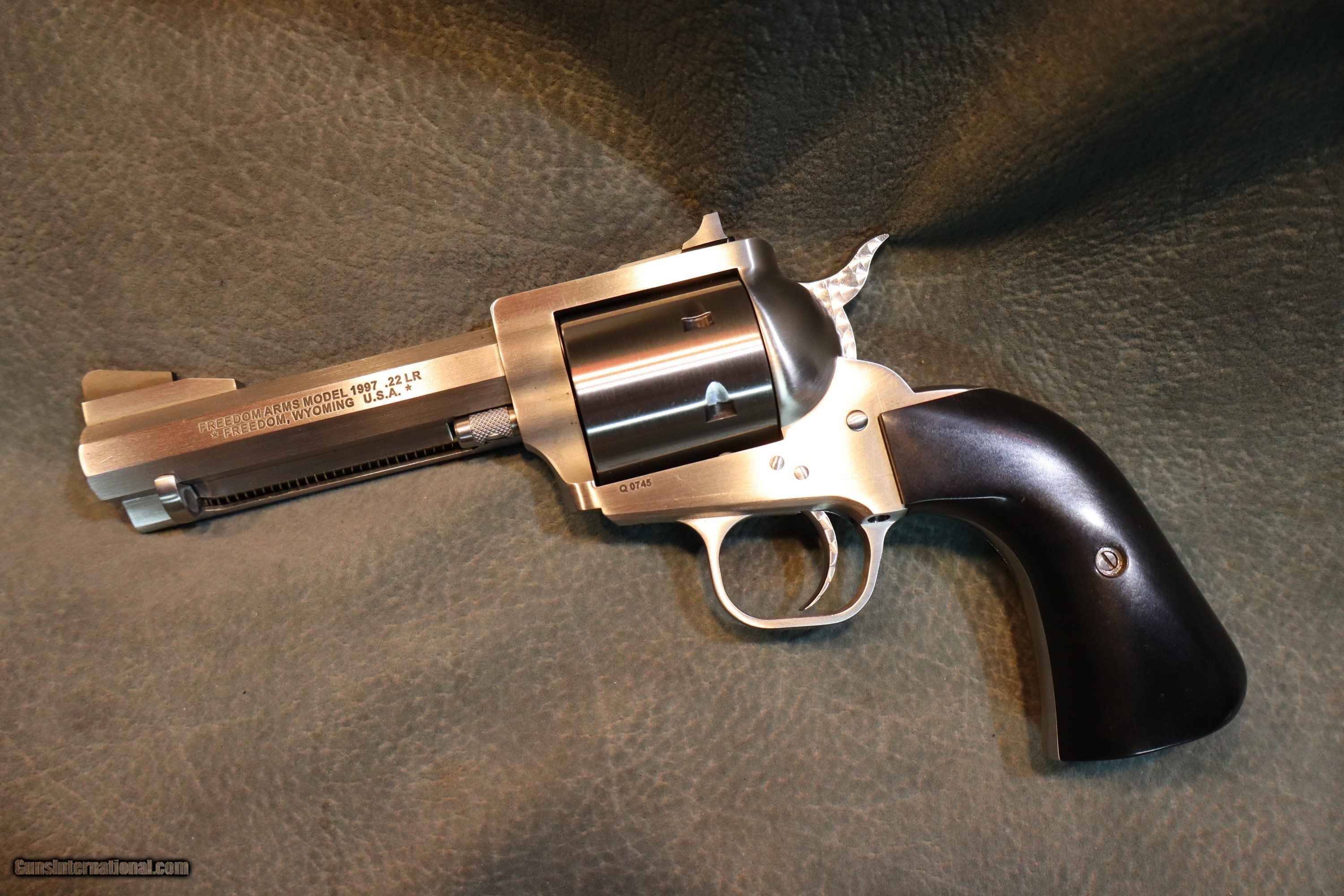 Freedom Arms Model 1997 22LR 4 1/4" Octagon Barrel,Round Butt Grip ...