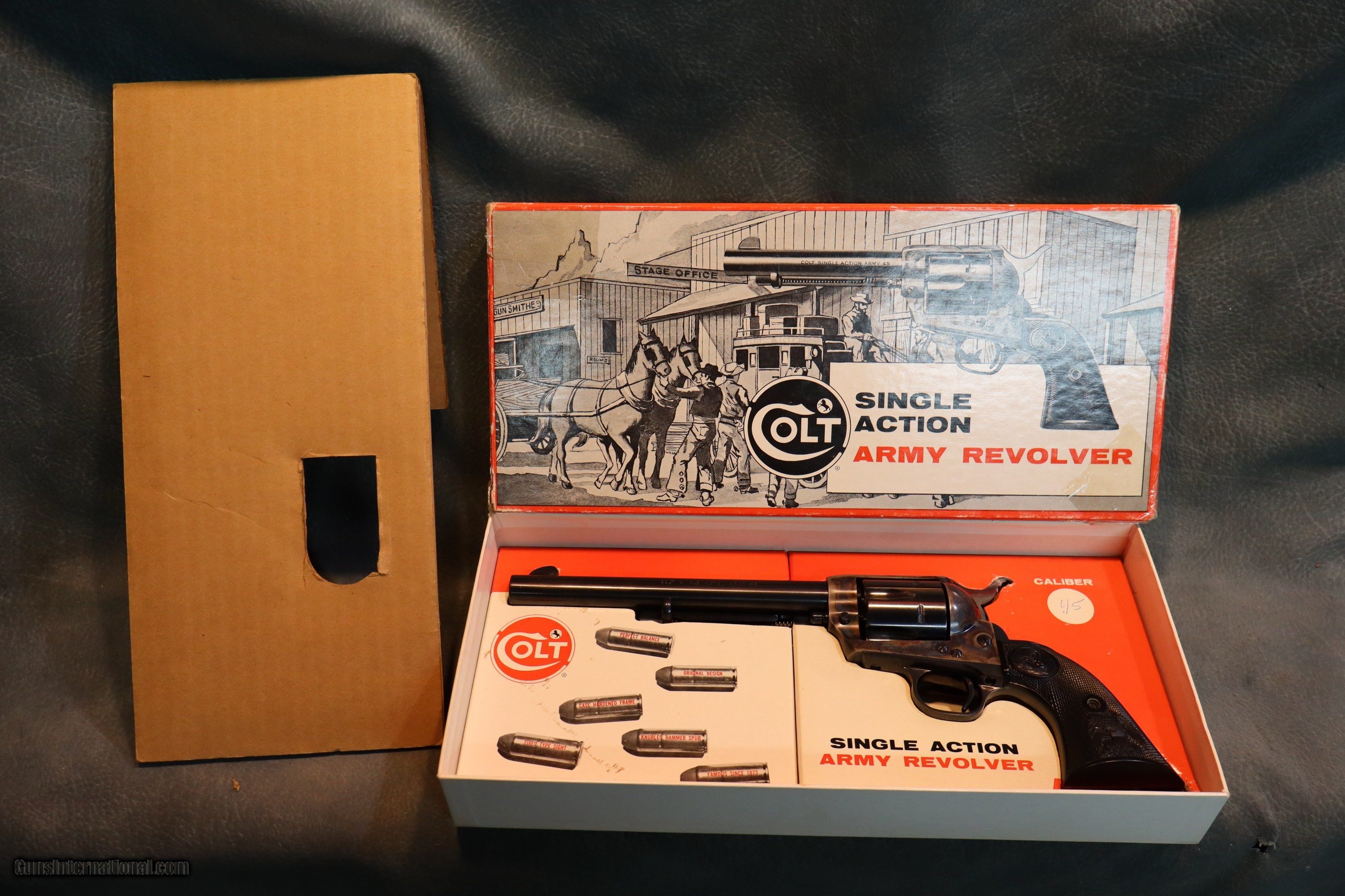 Colt SAA 2nd Gen 45LC 7 1/2" Stagecoach Box made in 1972
