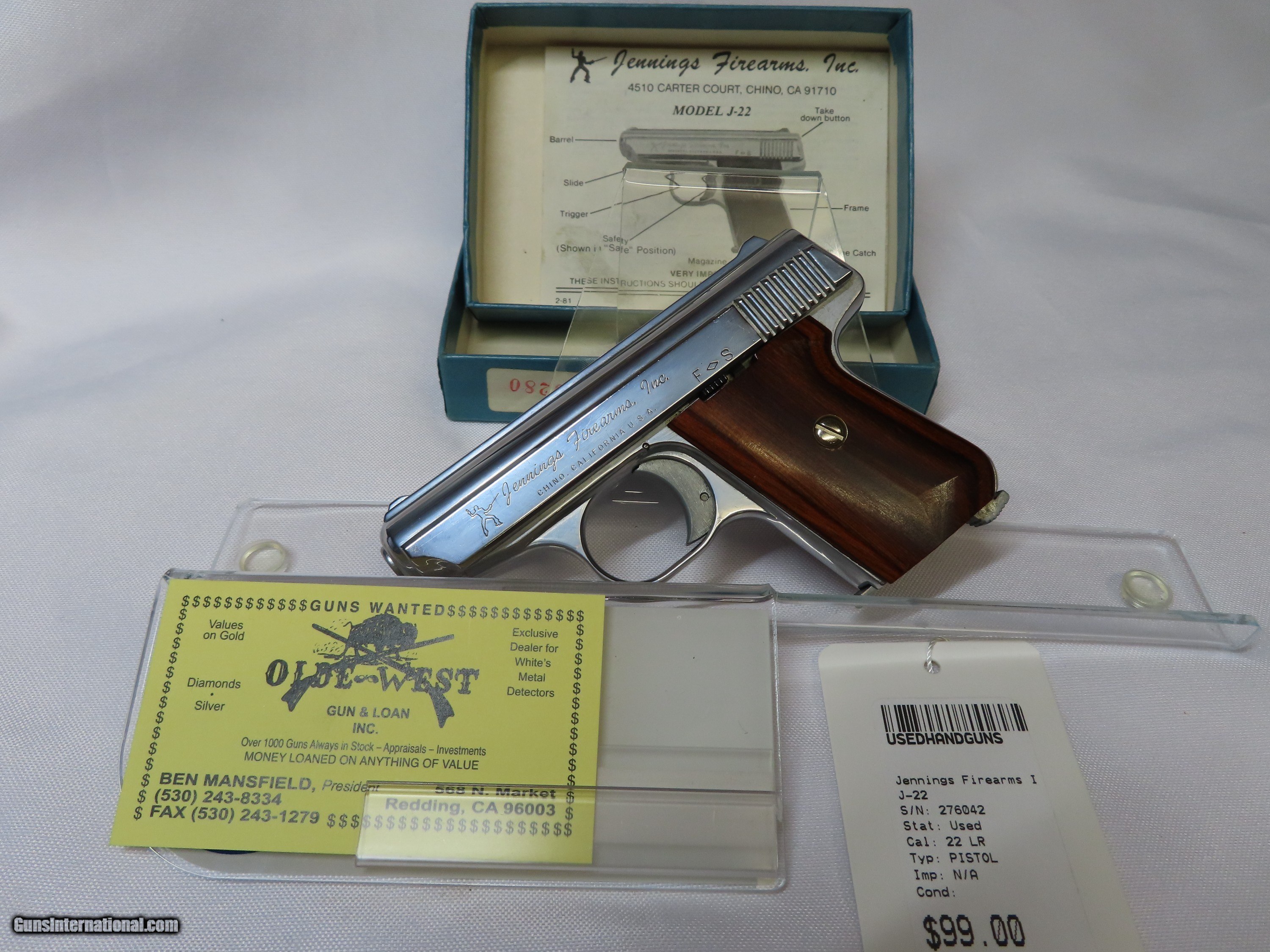 JENNINGS FIREARMS-J22-.22 LR