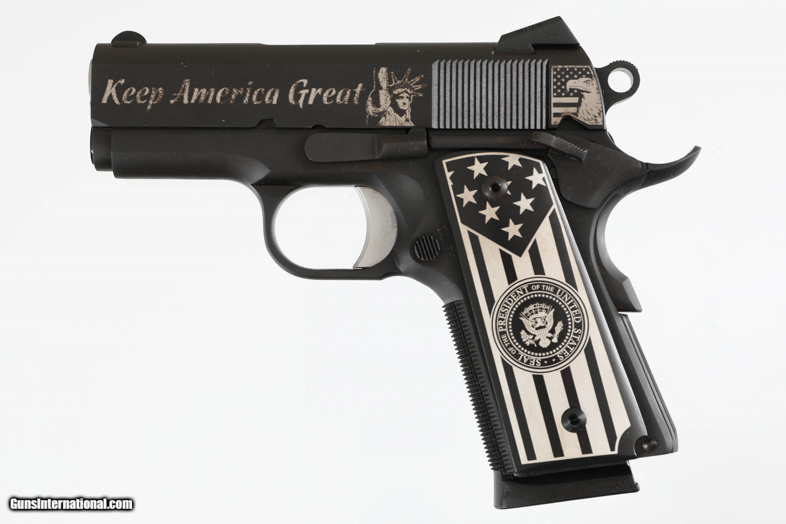 FUSION FIREARMS BANTAM TRUMP 2020 / 1911 BLACK 3 1/4" 45 ACP POLYMER ...