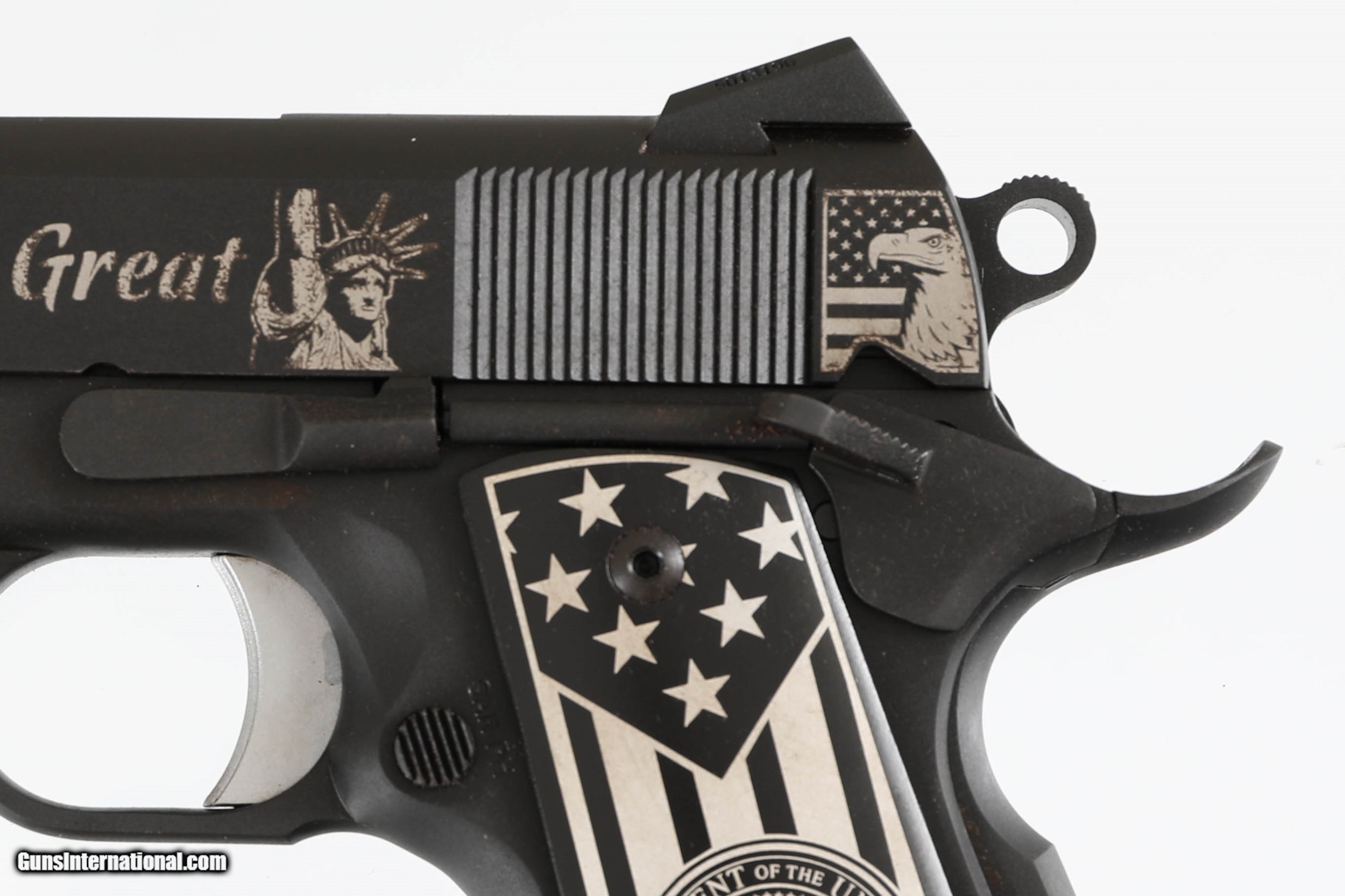 FUSION FIREARMS BANTAM TRUMP 2020 / 1911 BLACK 3 1/4" 45 ACP POLYMER ...