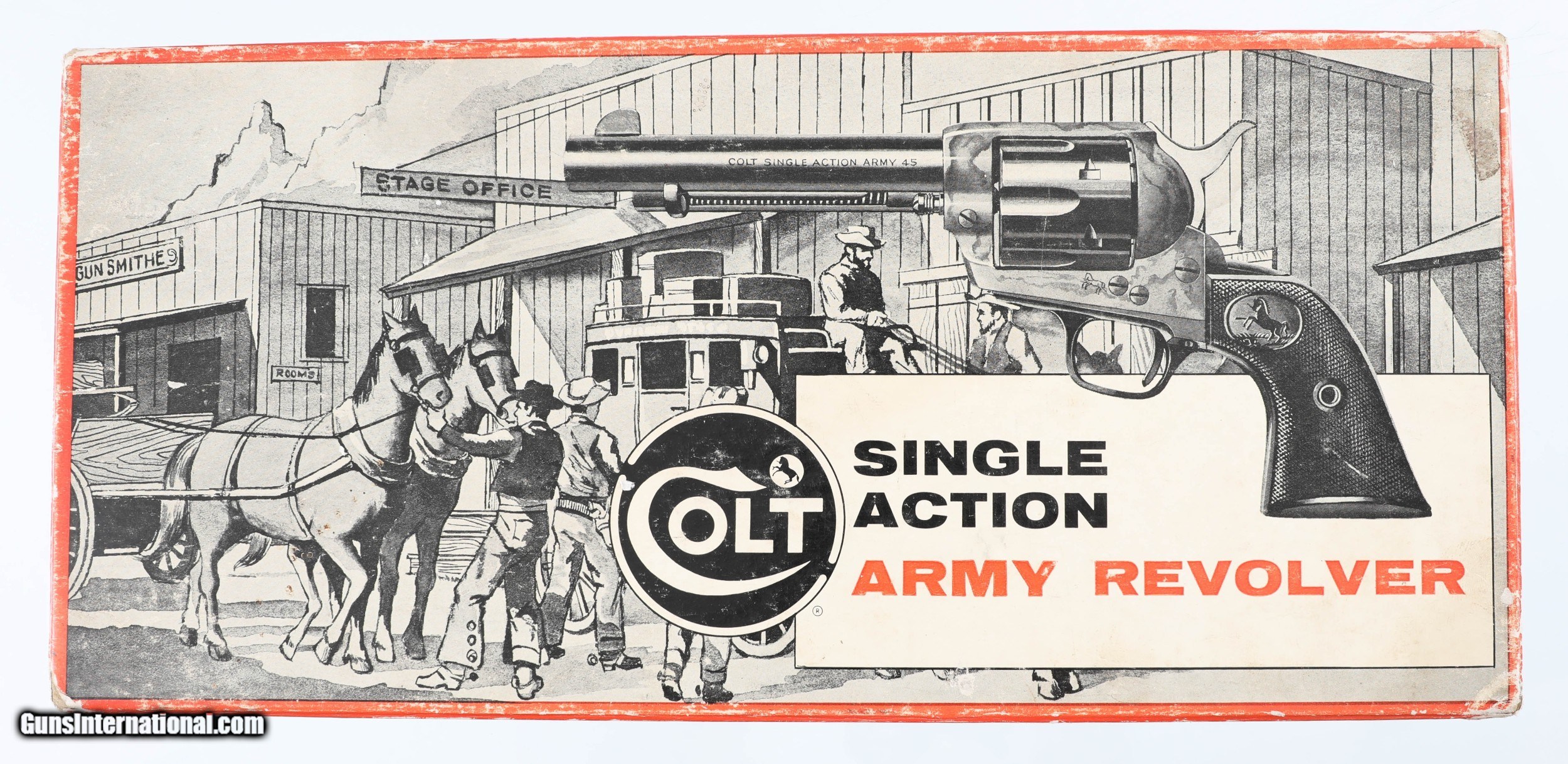 COLT SINGLE ACTION ARMY 2ND GEN 45LC REVOLVER (1959 YEAR MODEL ...