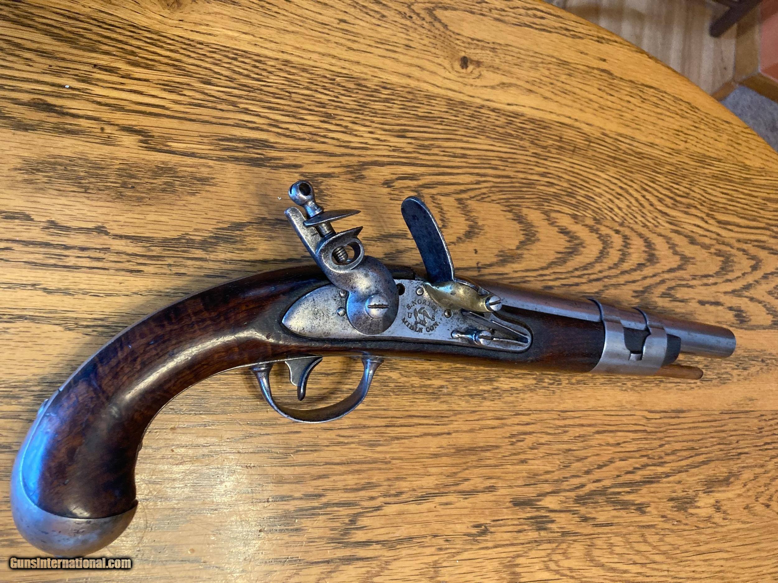 US Model 1816 Flintlock Simeon North Contract Army pistol