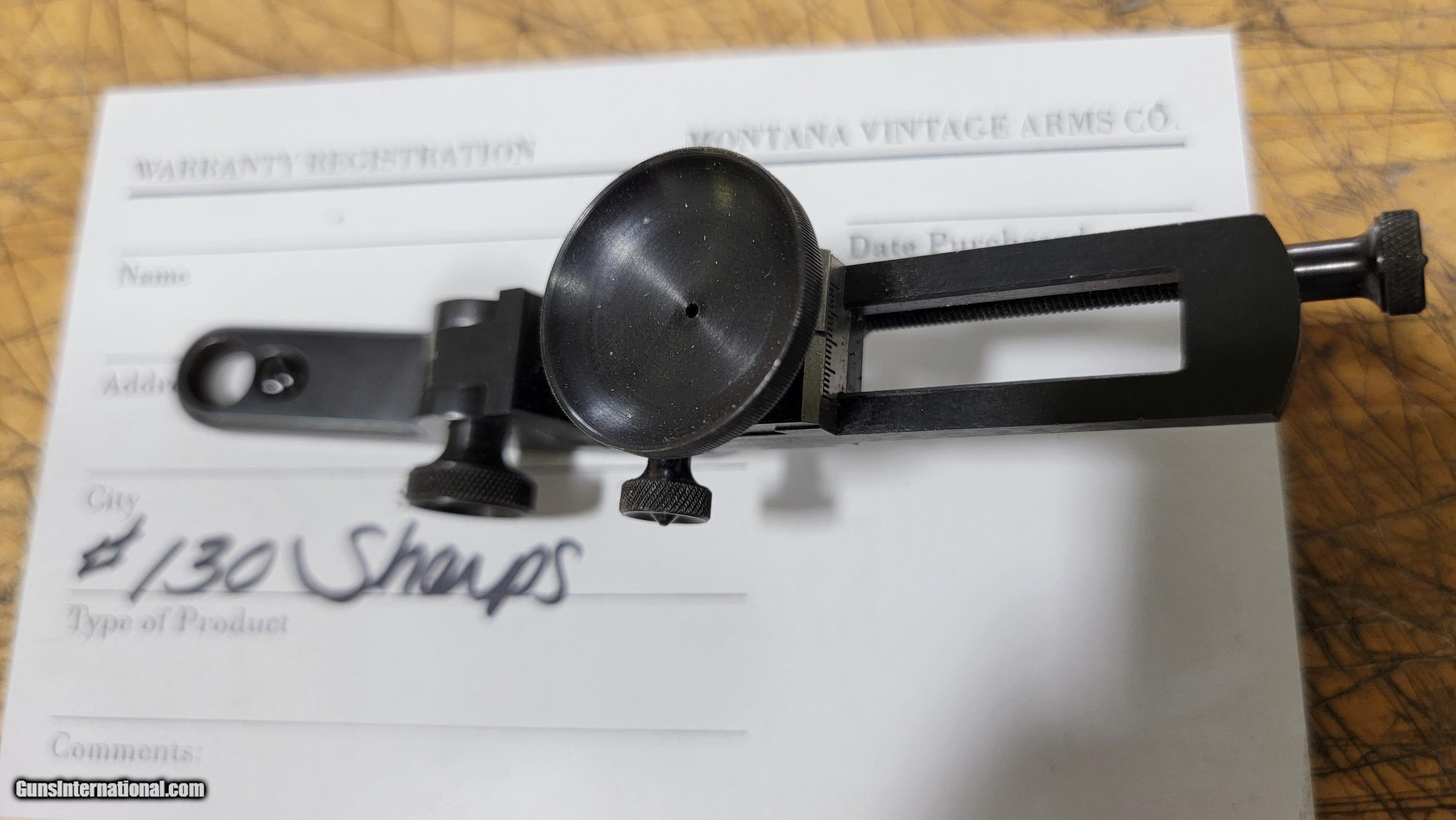 MONTANA VINTAGE ARMS VERNIER TANG SIGHT.