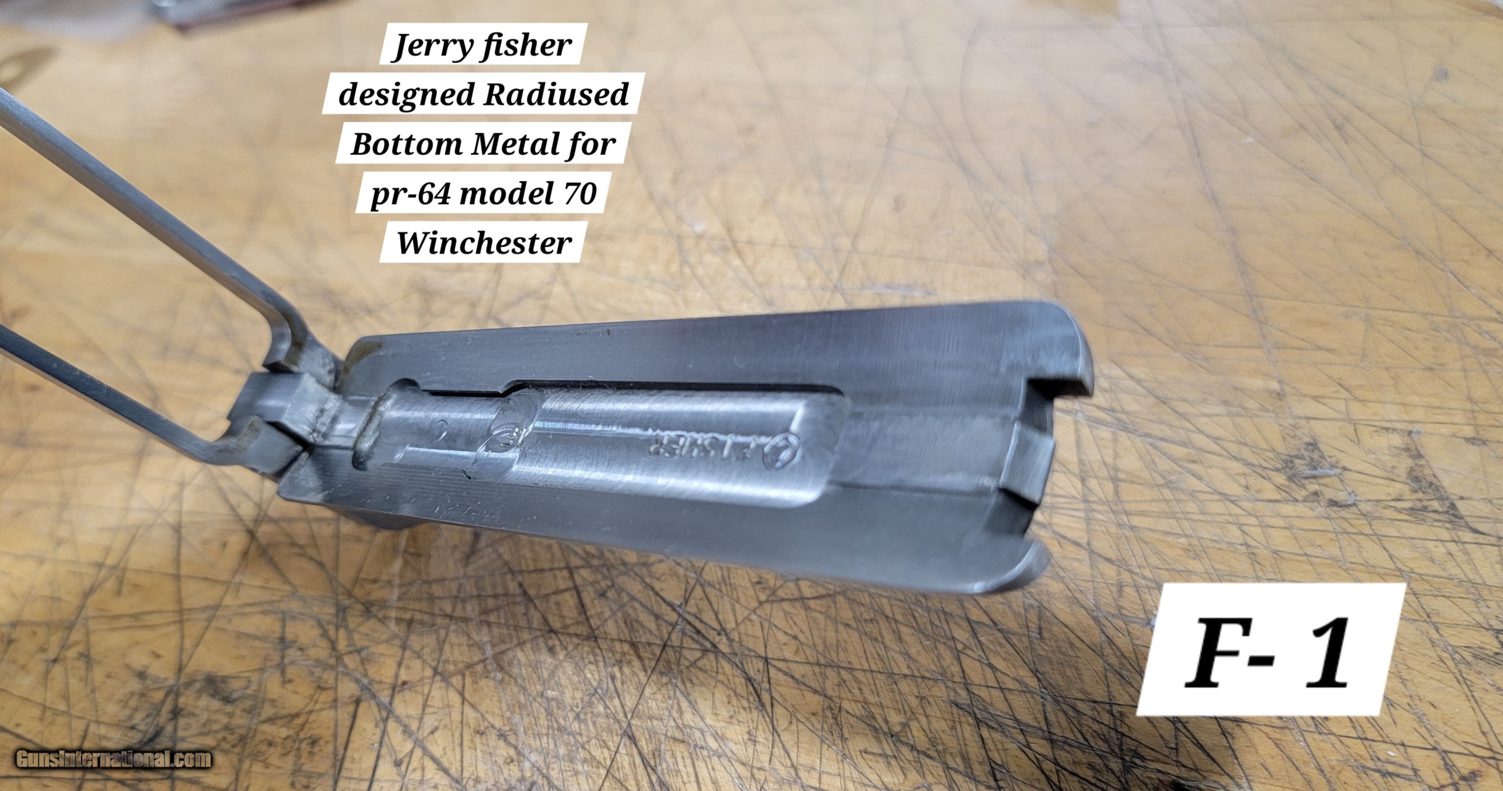 WINCHESTER pre- 64 MODEL 70 BOTTOM METAL BY FISHER