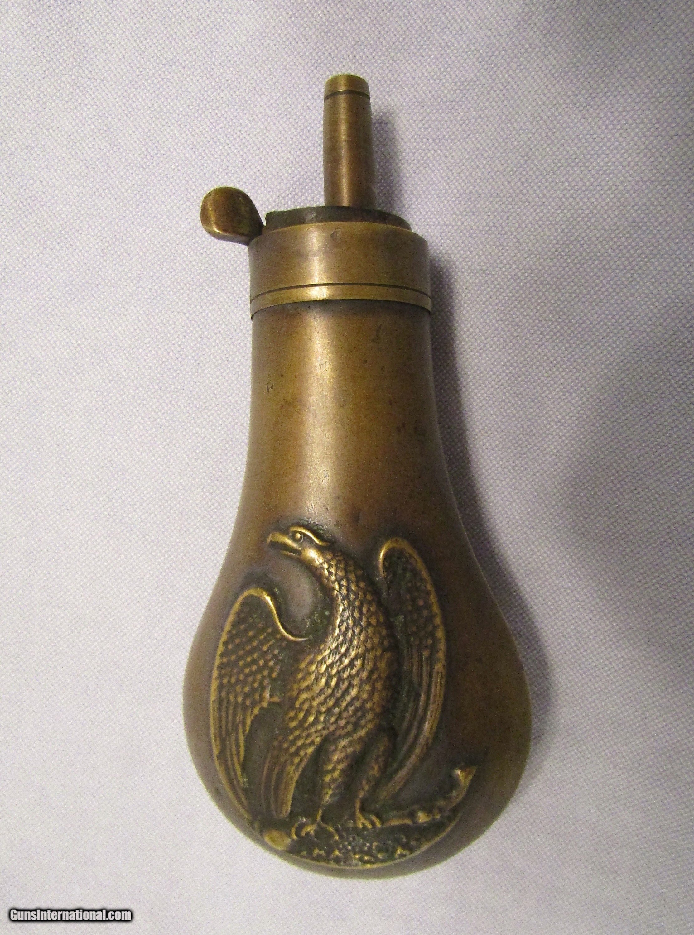 Colts Patent Standing Eagle Powder Flask for 1849 Pocket, Baby Dragoon ...