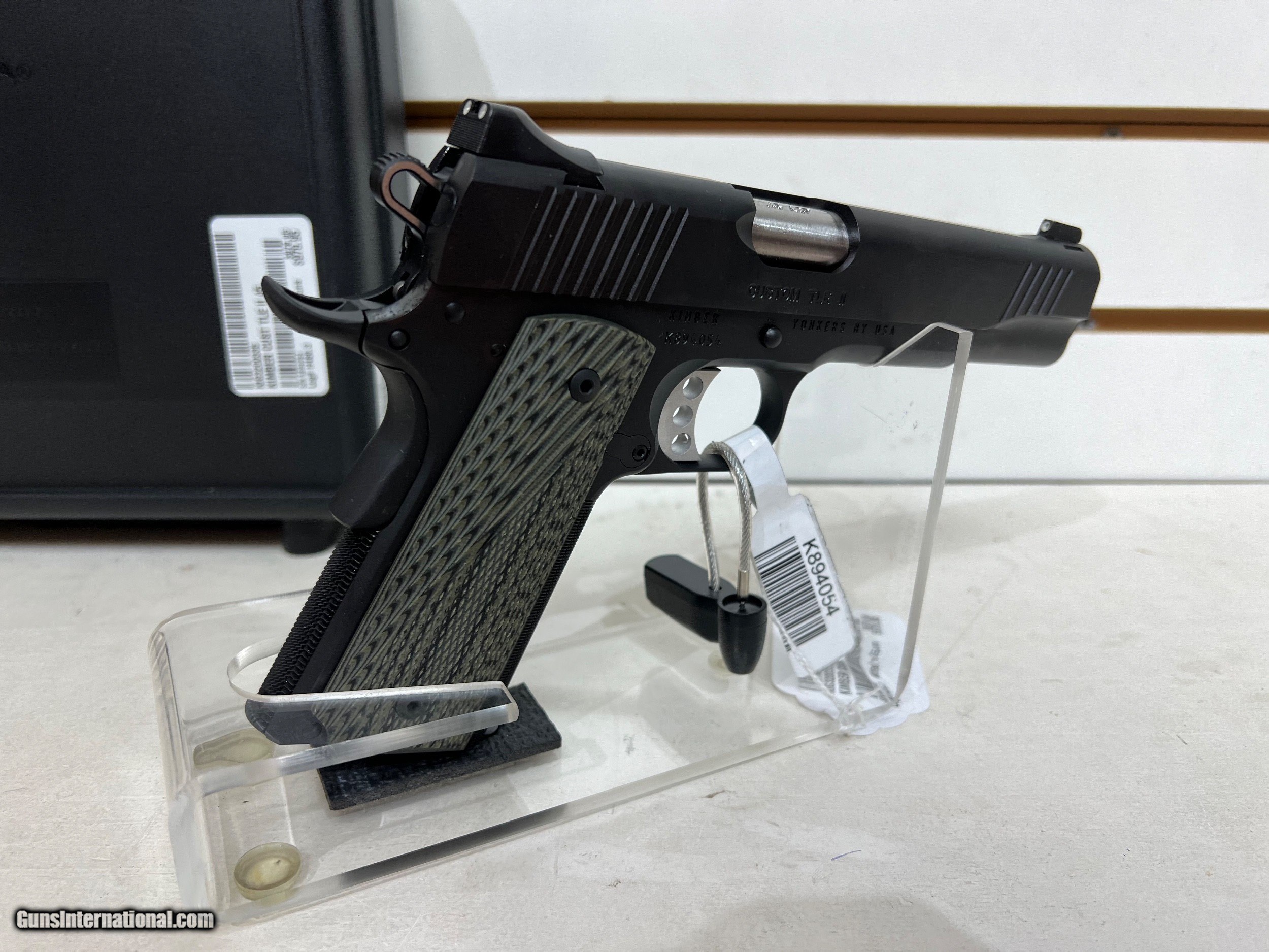 new Kimber 1911 Custom 45 ACP 3200335 5" bbl 45 acp 1 magazine lock hard plastic case new in box ...