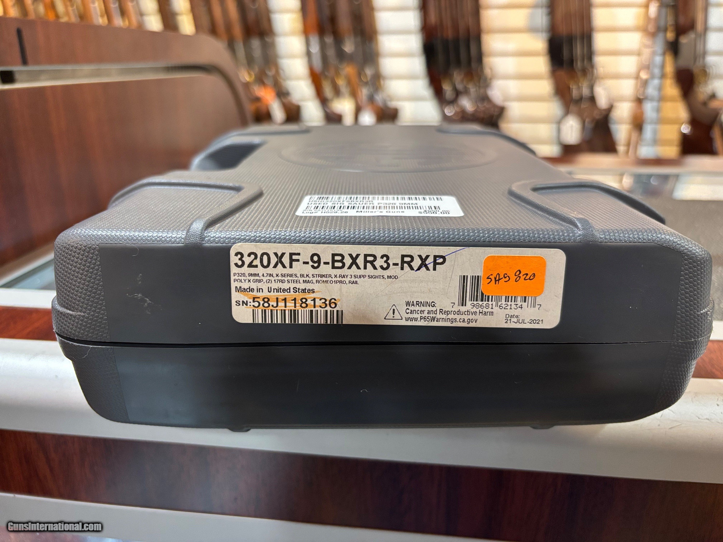 USED Sig Sauer P320 RXP X Full for sale