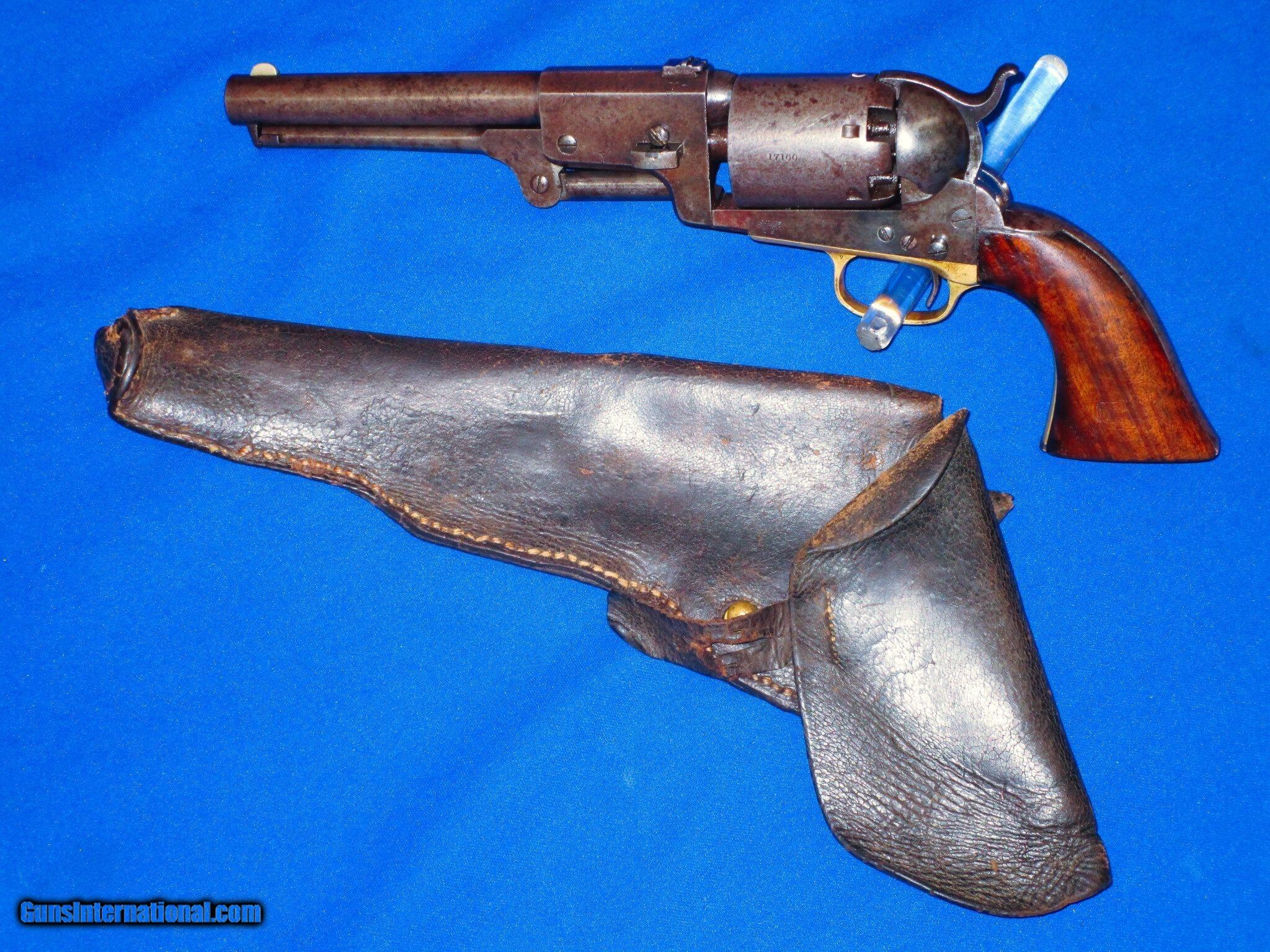 Scarce U.S. Civil War Military Issued Colt Percussion 3rd Model Dragoon ...
