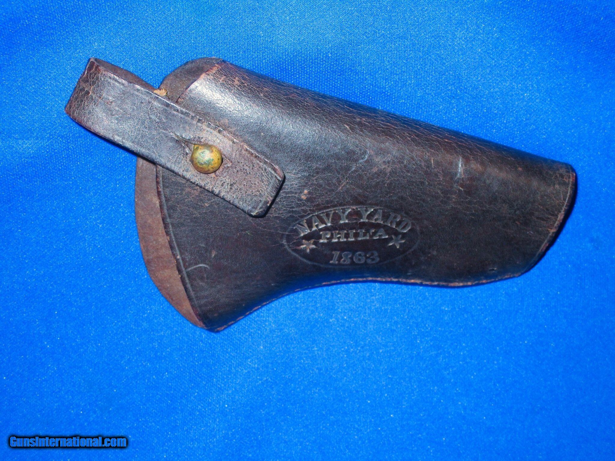 U.S. Civil War "Philadelphia Navy Yard" Marked Military Navy Issued ...