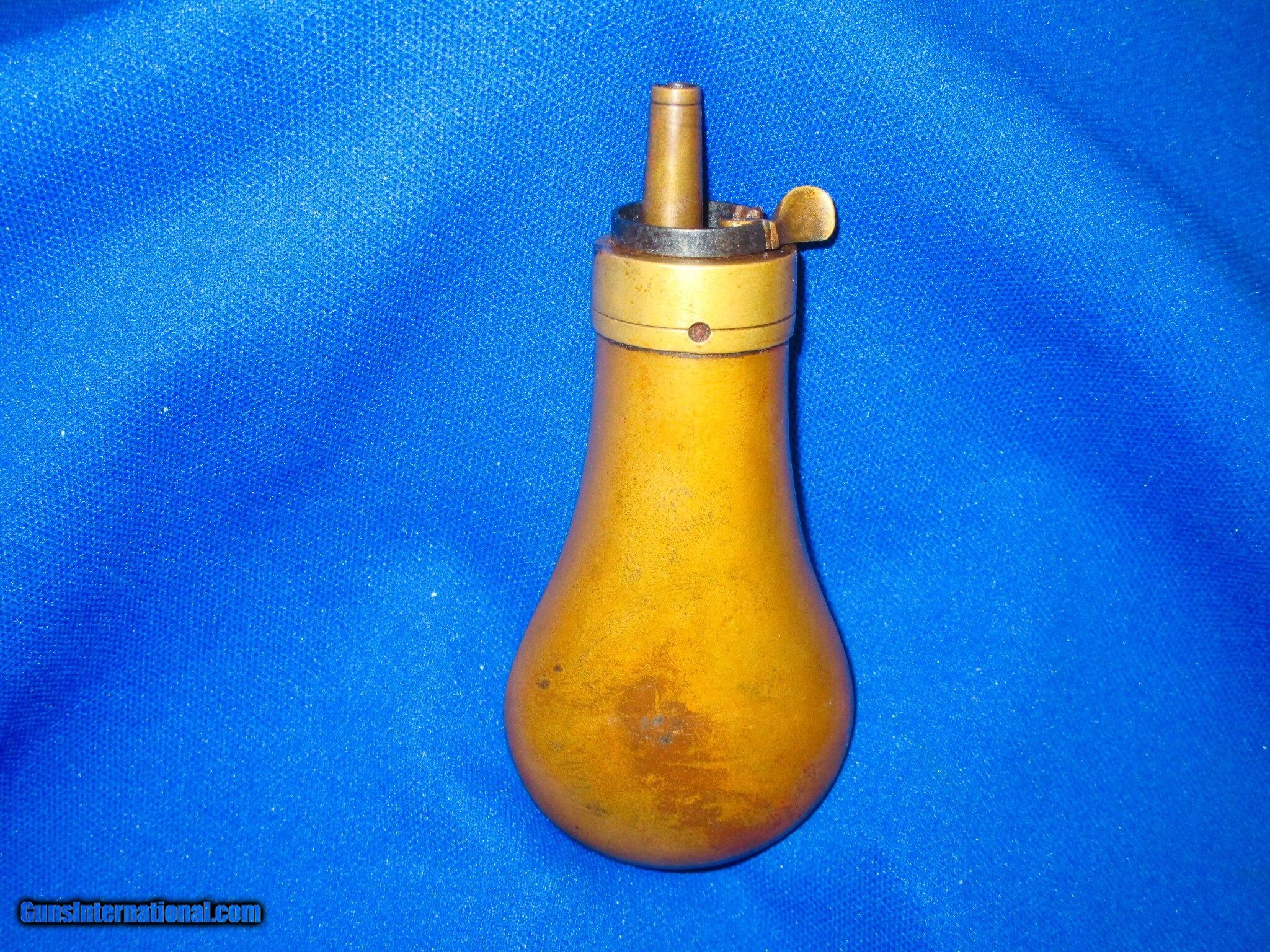 An Early Civil War Colt's Patent Marked Eagle, Shield, & Stars Powder ...