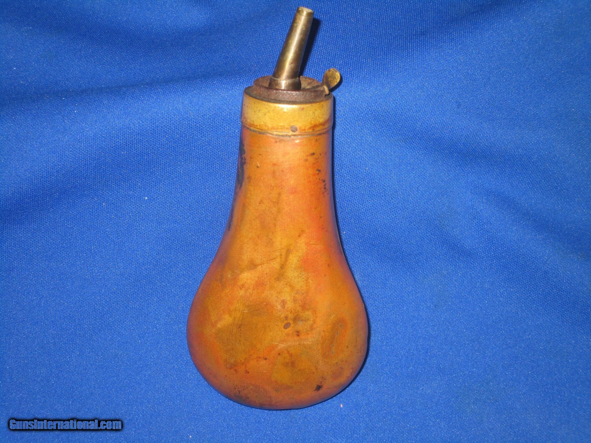 A Very Early Civil War "Colt's Patent" Marked Powder Flask For A Colt ...