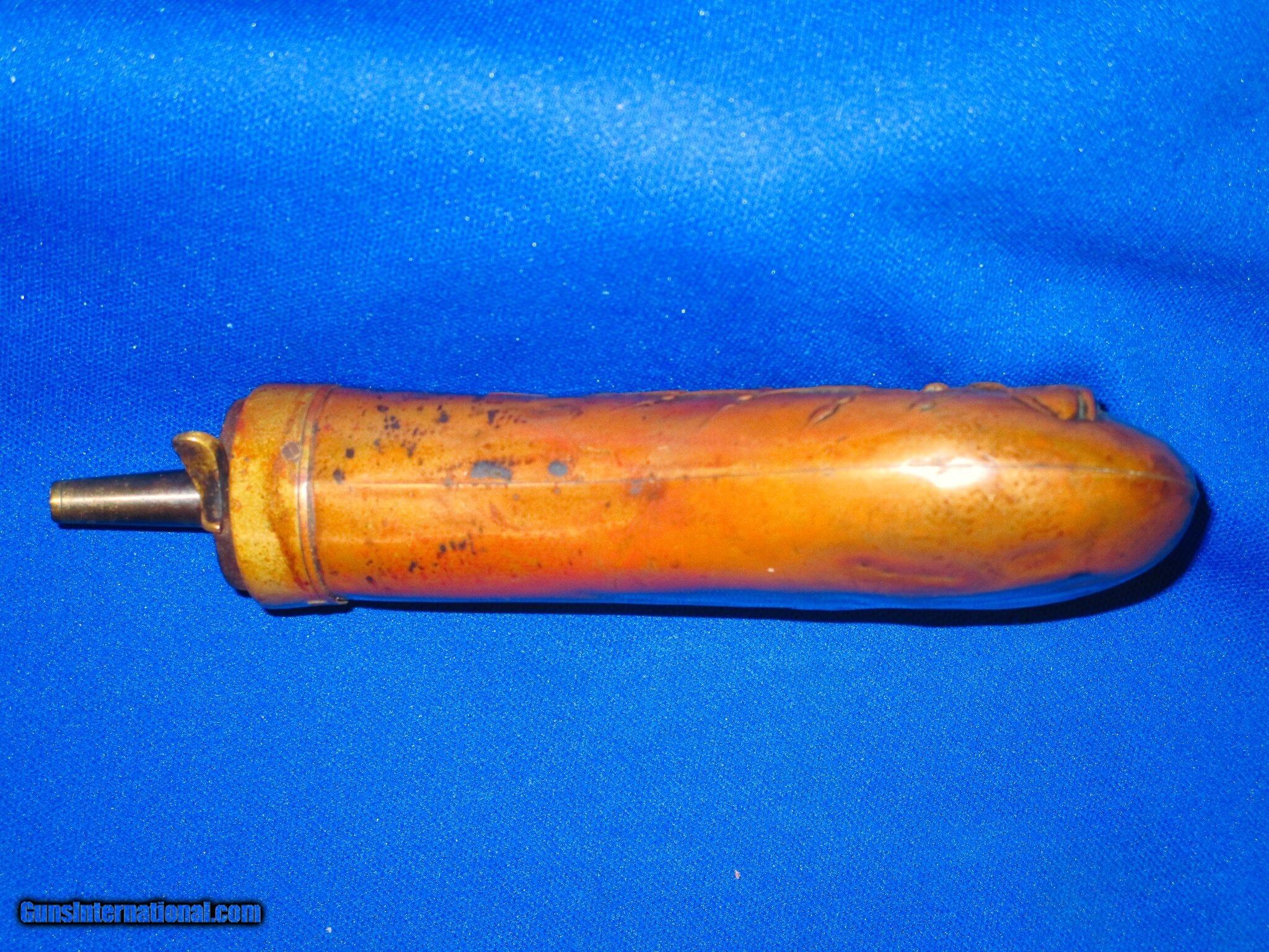A Very Early Civil War "Colt's Patent" Marked Powder Flask For A Colt ...