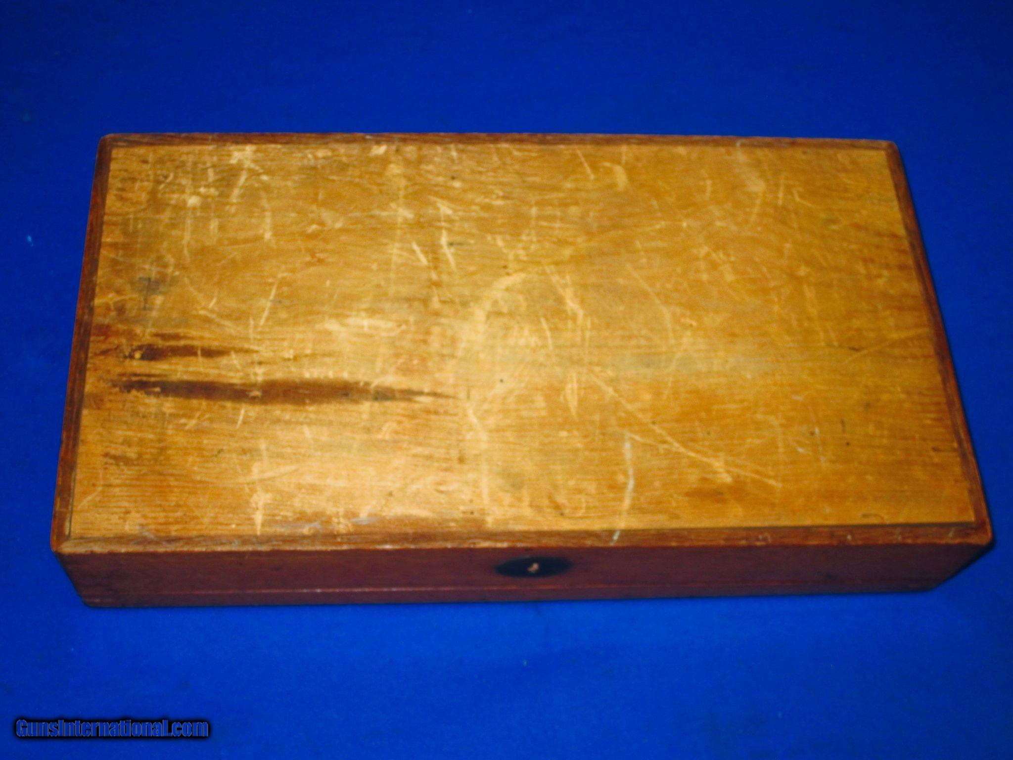 Early U.S. Civil War Factory Case for a Large Size Percussion Tranters ...