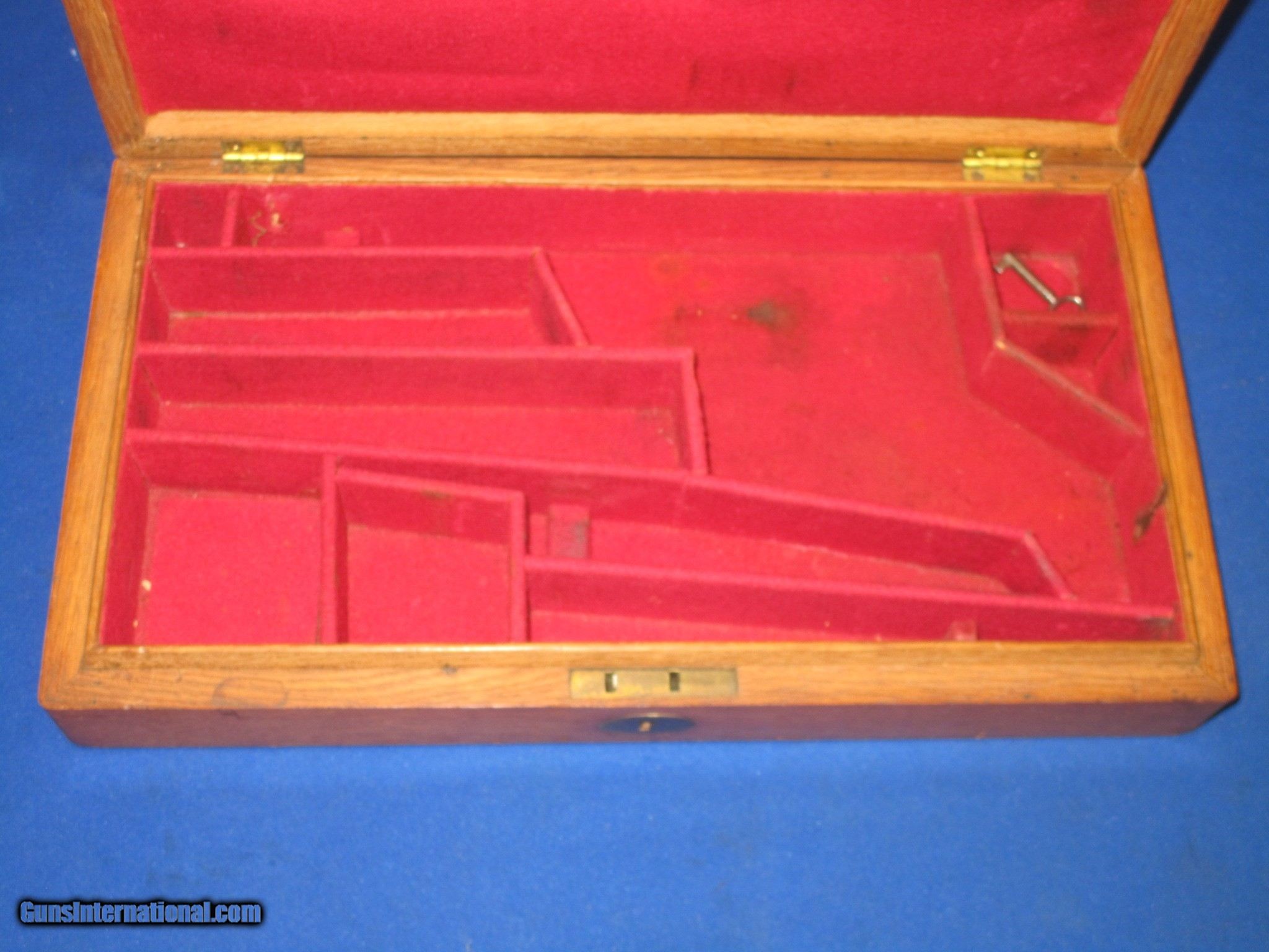 Early U.S. Civil War Factory Case for a Large Size Percussion Tranters ...