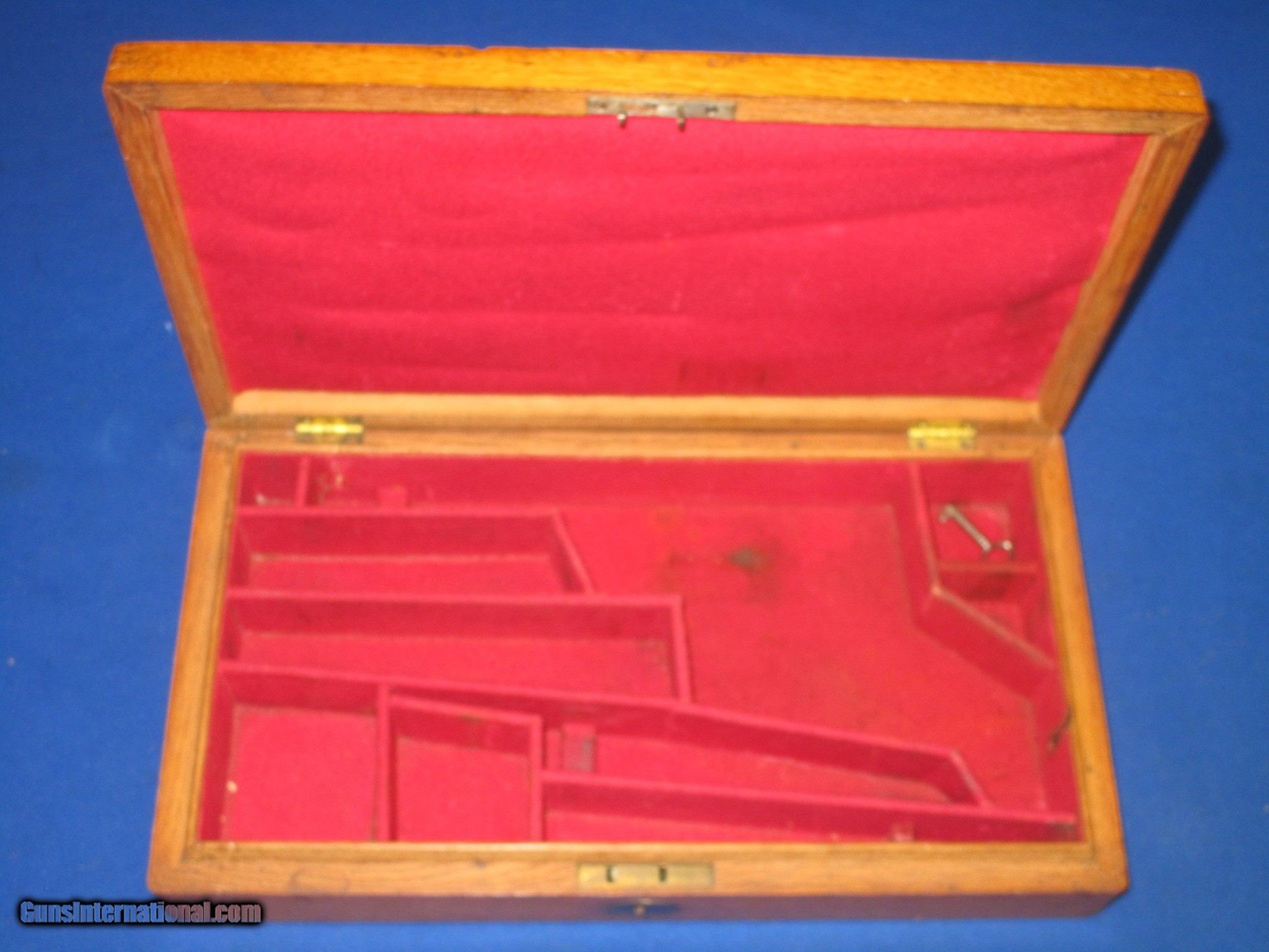 Early U.S. Civil War Factory Case for a Large Size Percussion Tranters ...