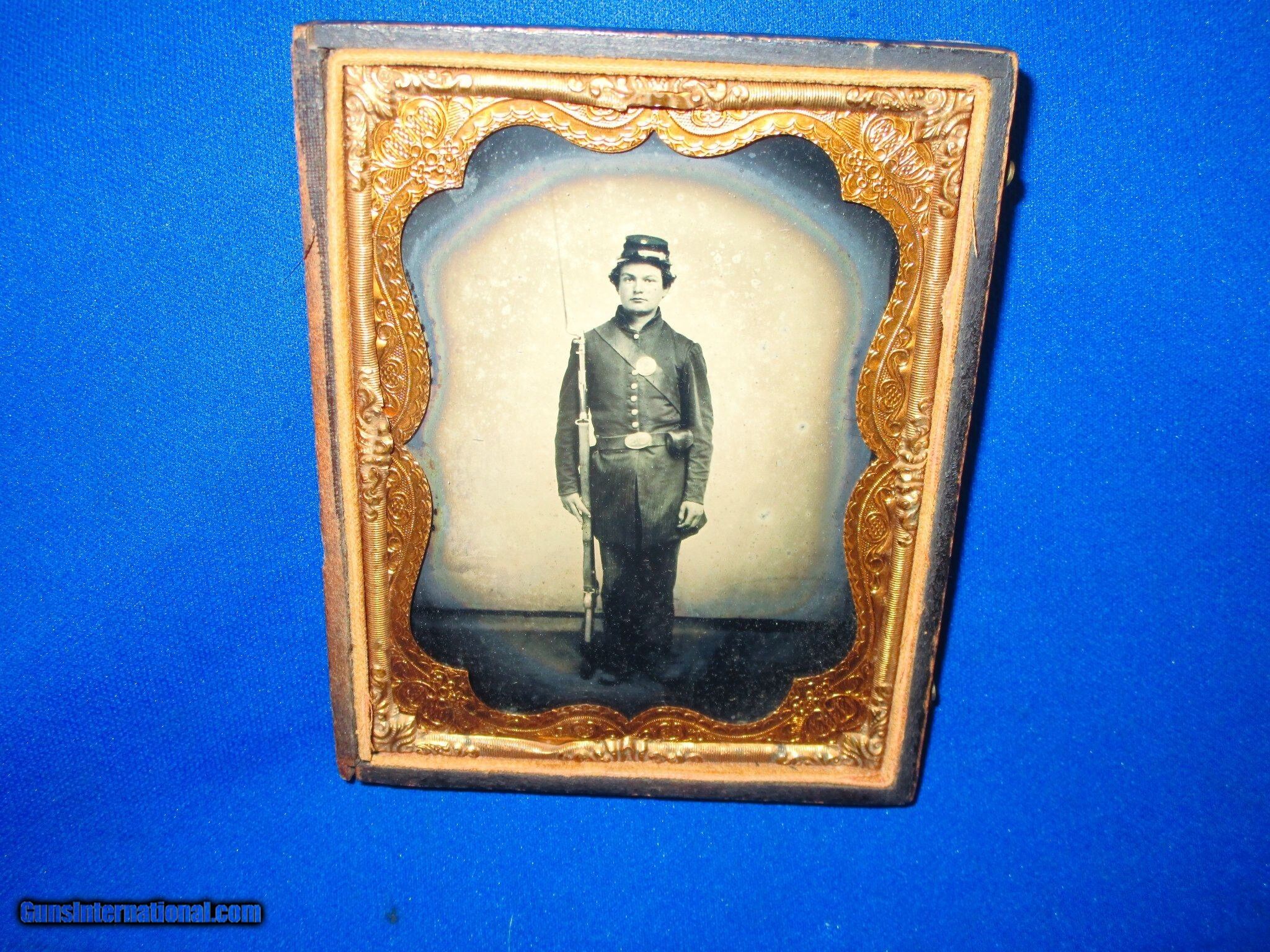 Civil War Identified On The Back To "George W. Anderson", 1/4 Plate ...