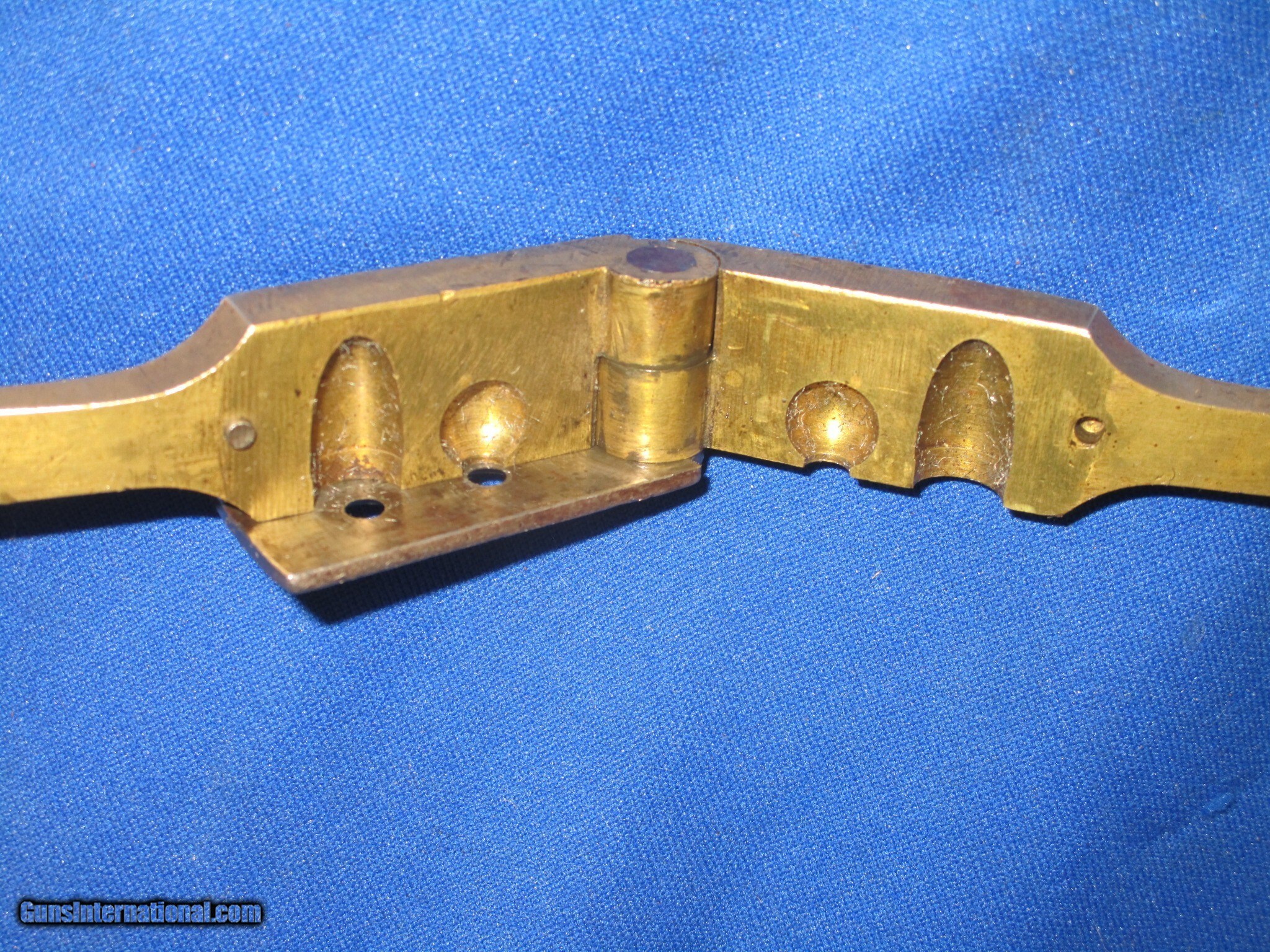 An Early & Scarce Civil War "Colt's Patent" Marked Brass & Iron Bullet ...
