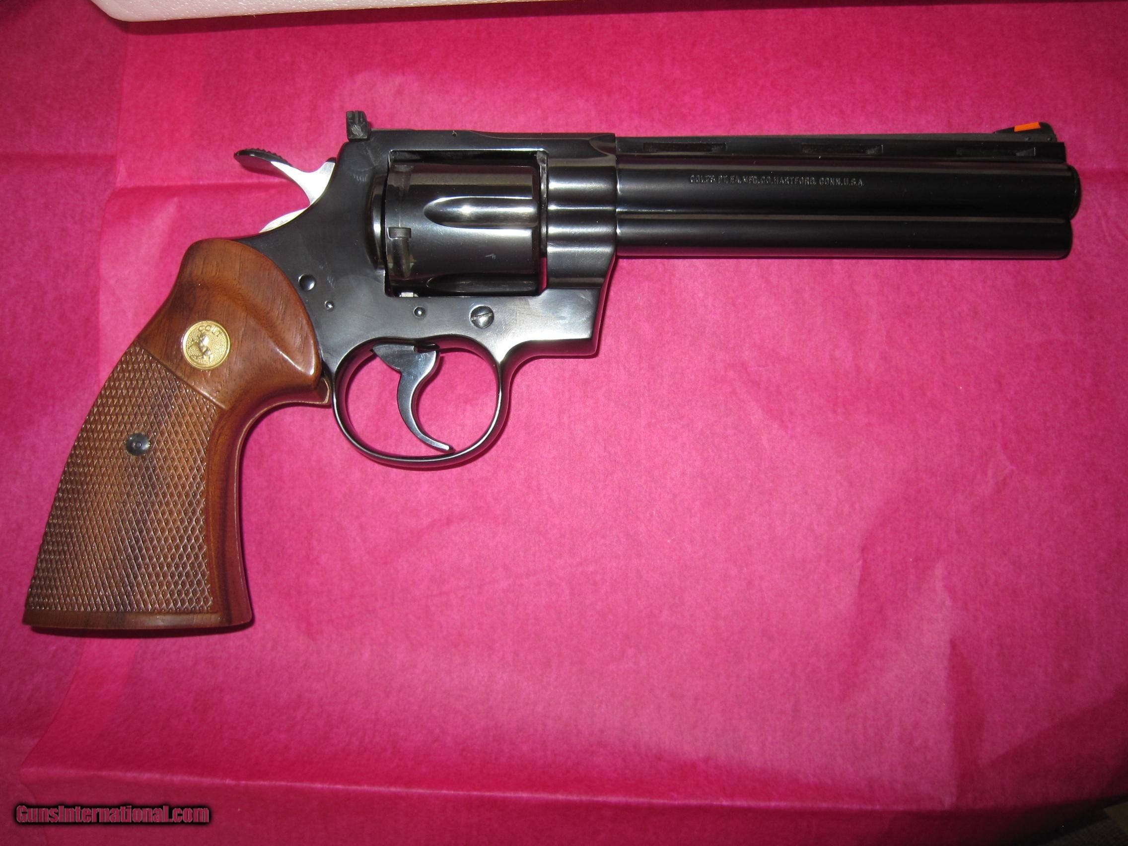 Colt Python 6" Blue 1978 production