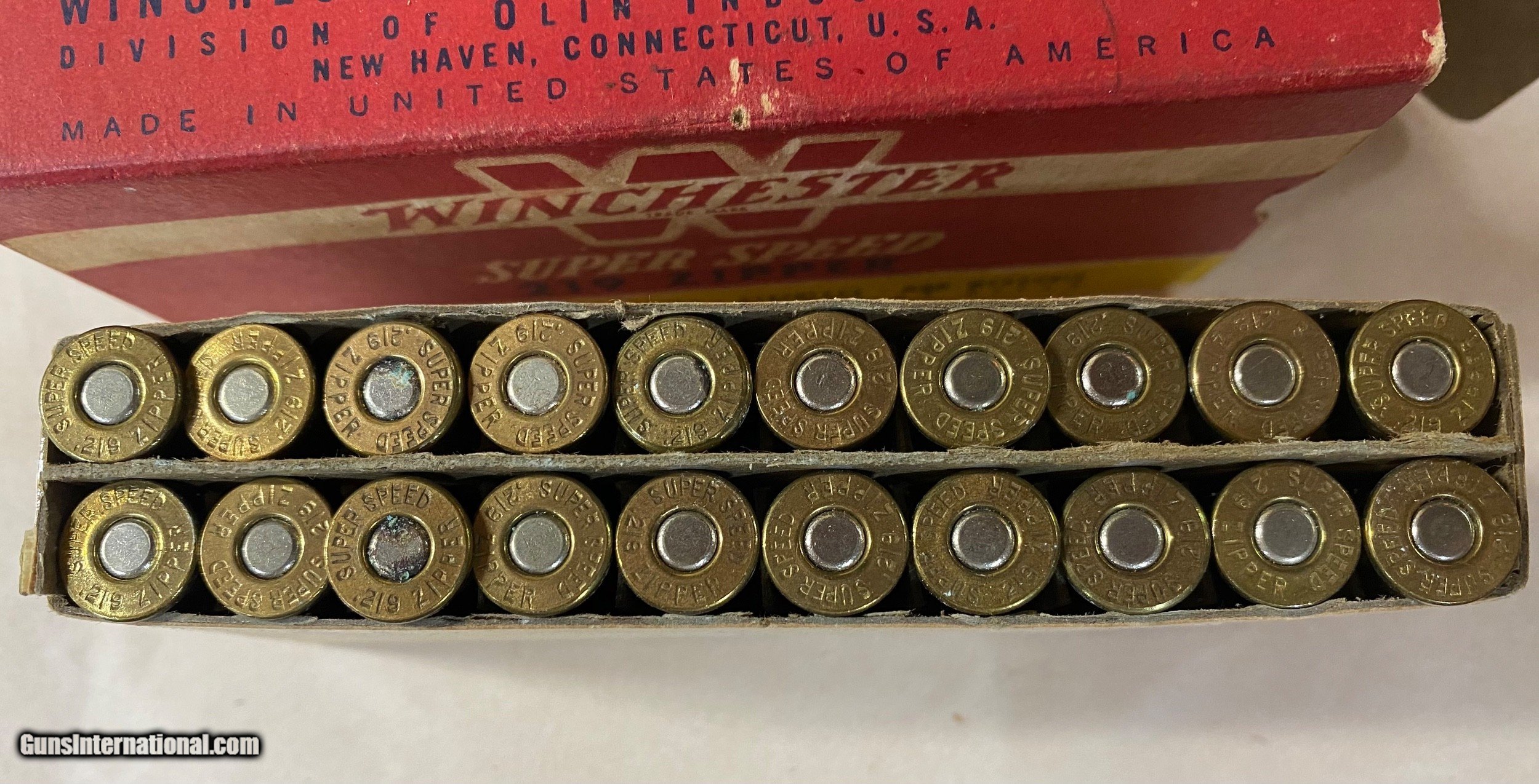 Vintage Winchester Super Speed 219 Zipper for Model 64