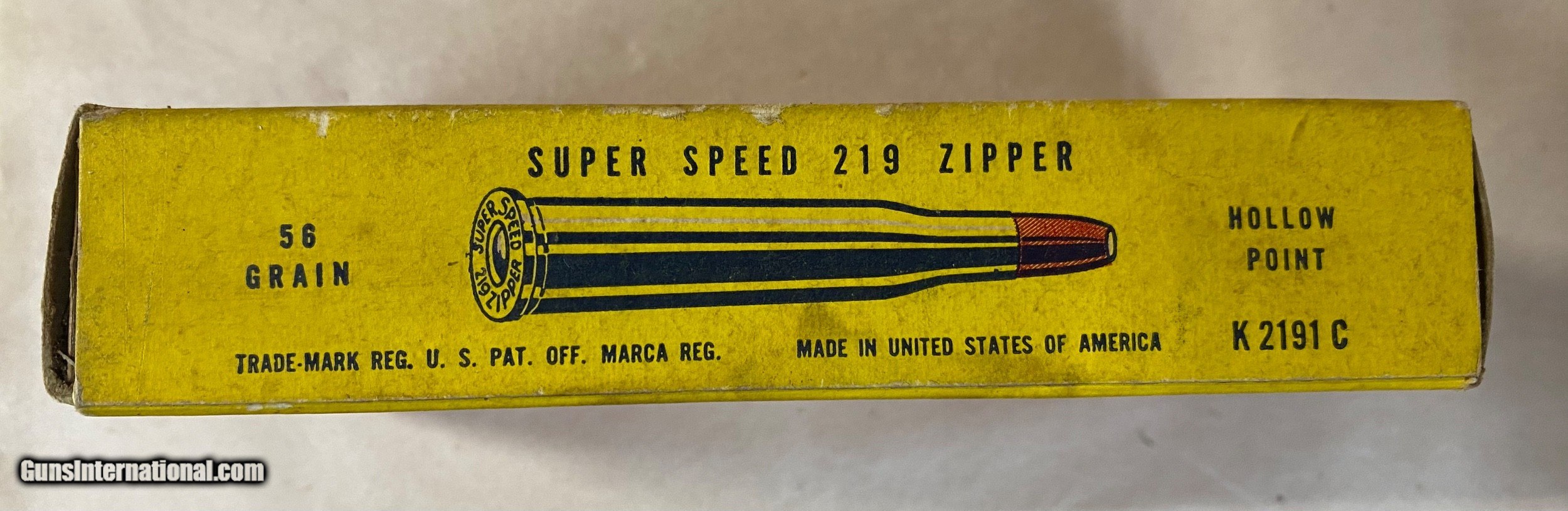 Vintage Winchester Super Speed 219 Zipper for Model 64