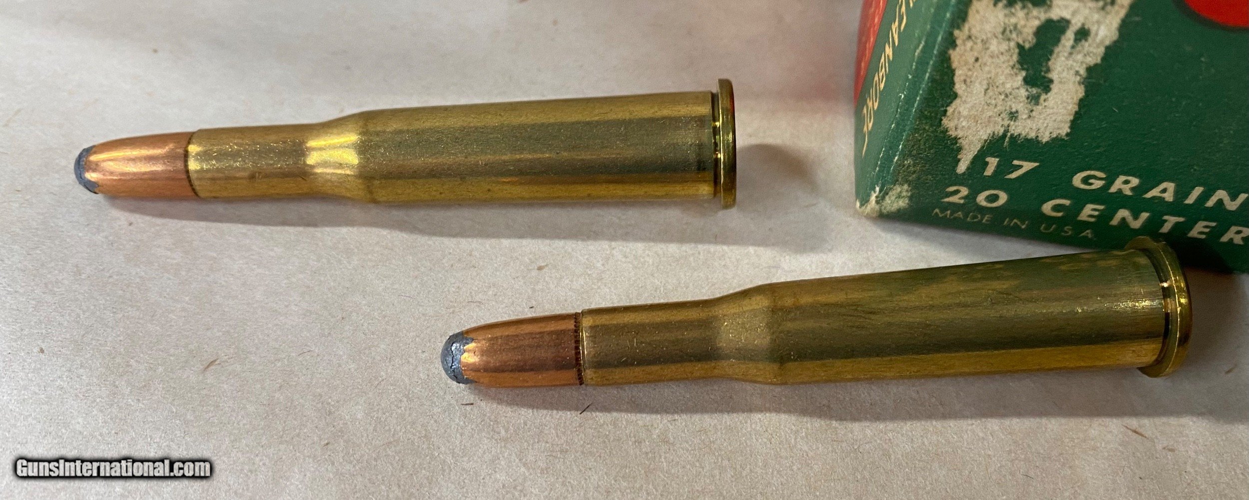 Vintage Remington Kleanbore 25-35 Winchester cartridges
