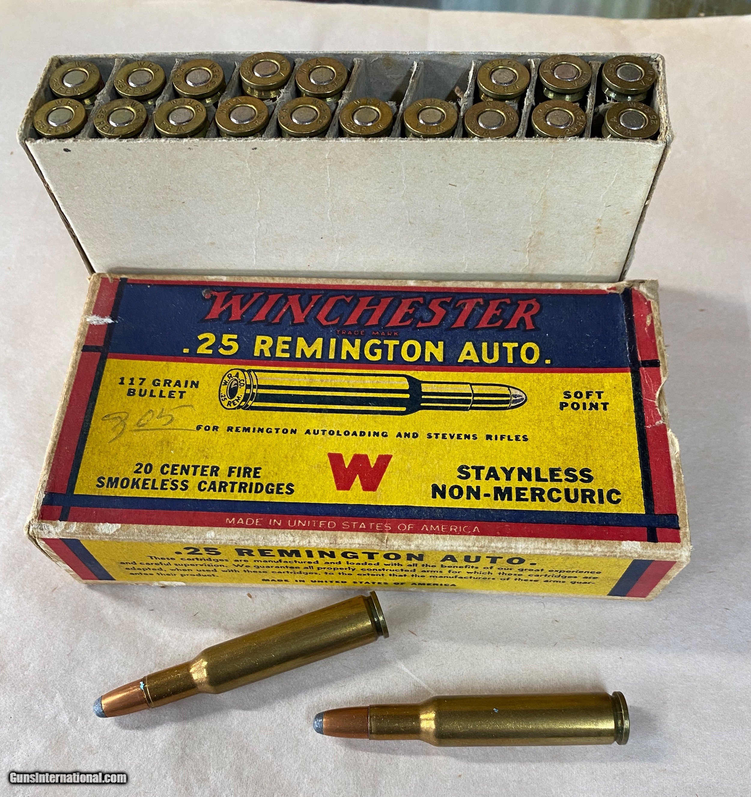 Vintage Winchester .25 Remington automatic