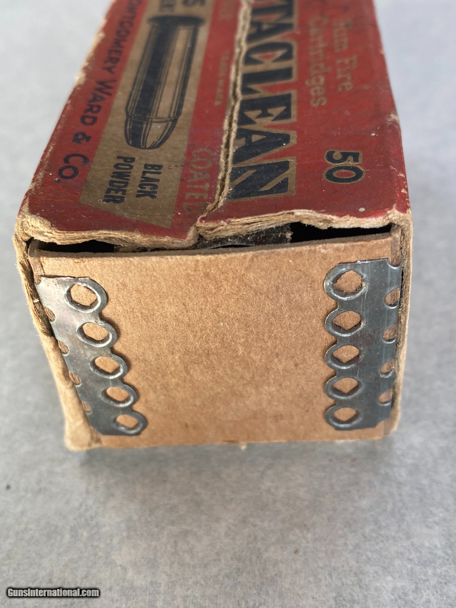 Vintage Stevens .25 Black Powder (3) Cartridges with original Box