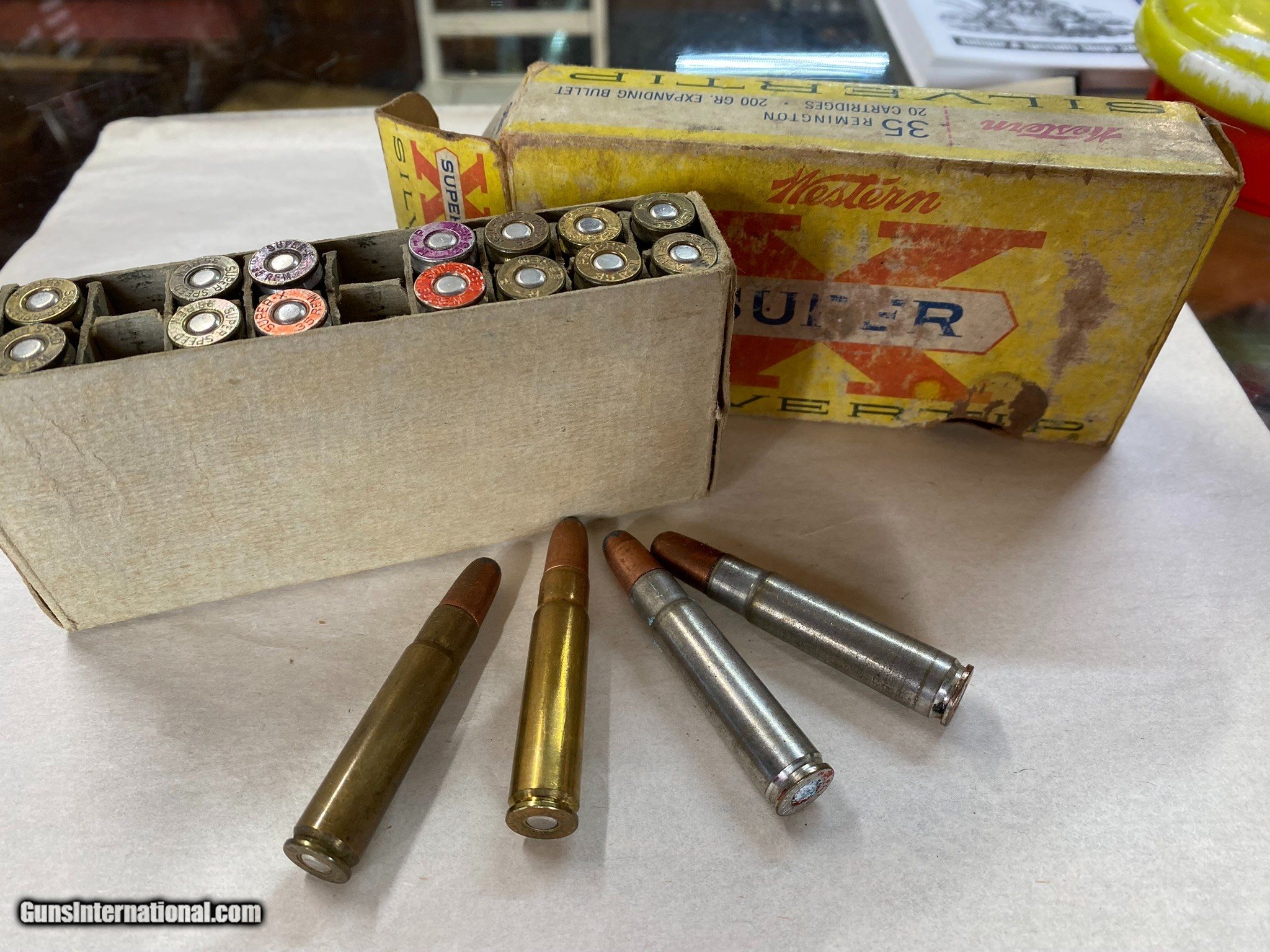 Vintage Winchester Super Speed 22 High Power Fired Casings .22 Savage