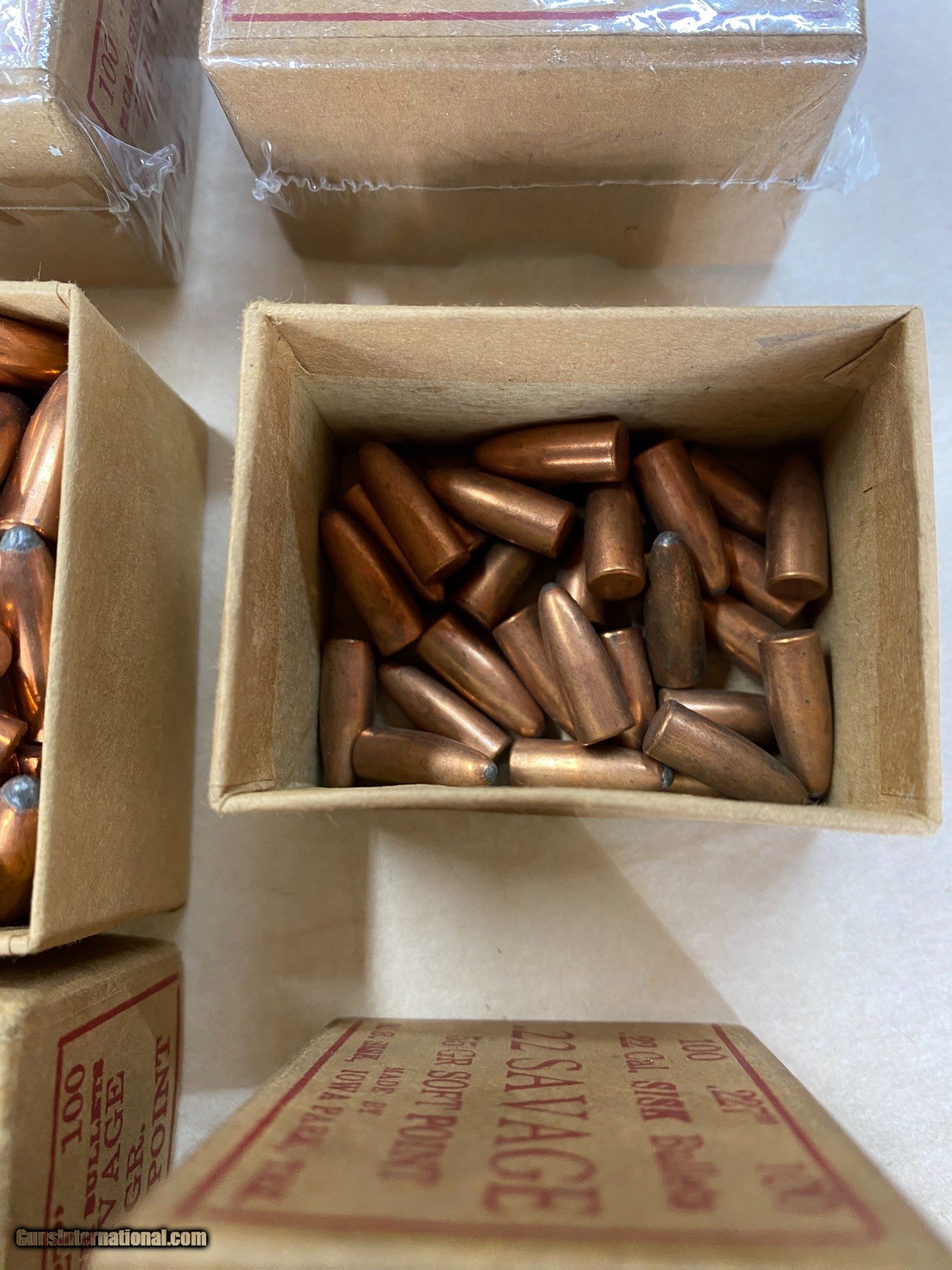 Vintage .22 Savage SISK Bullets 55 Gr