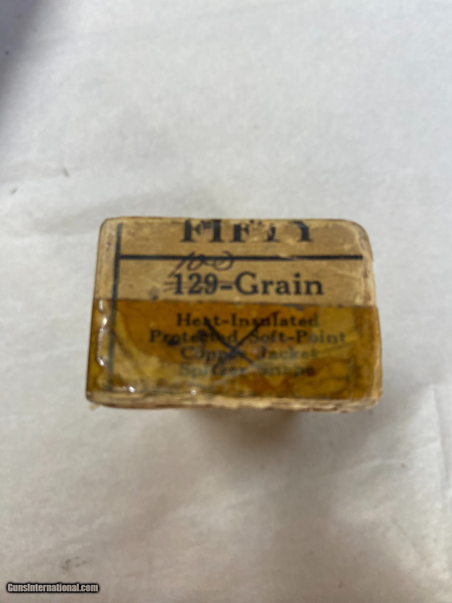 Vintage .256 Newton Bullets 100 Gr Full Box