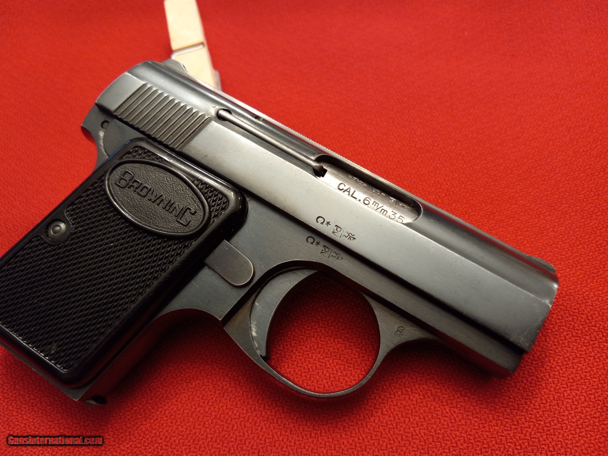 J. P. Sauer and Sohn WTM type 33 and two Baby Brownings