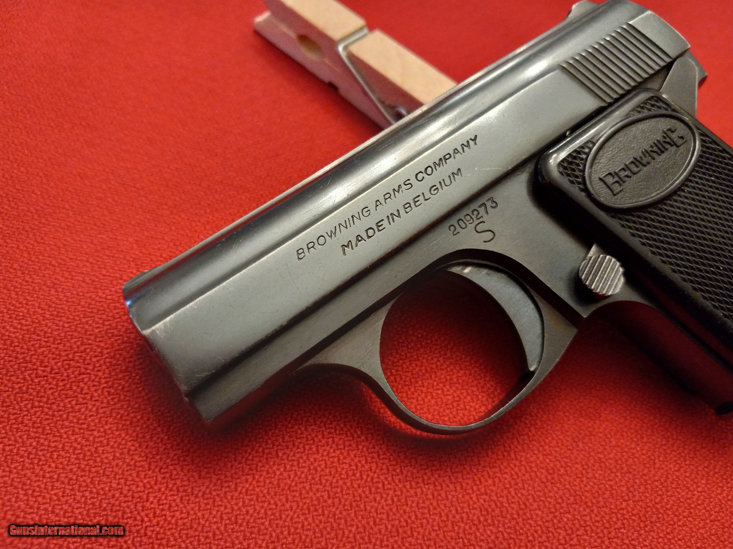 J. P. Sauer and Sohn WTM type 33 and two Baby Brownings