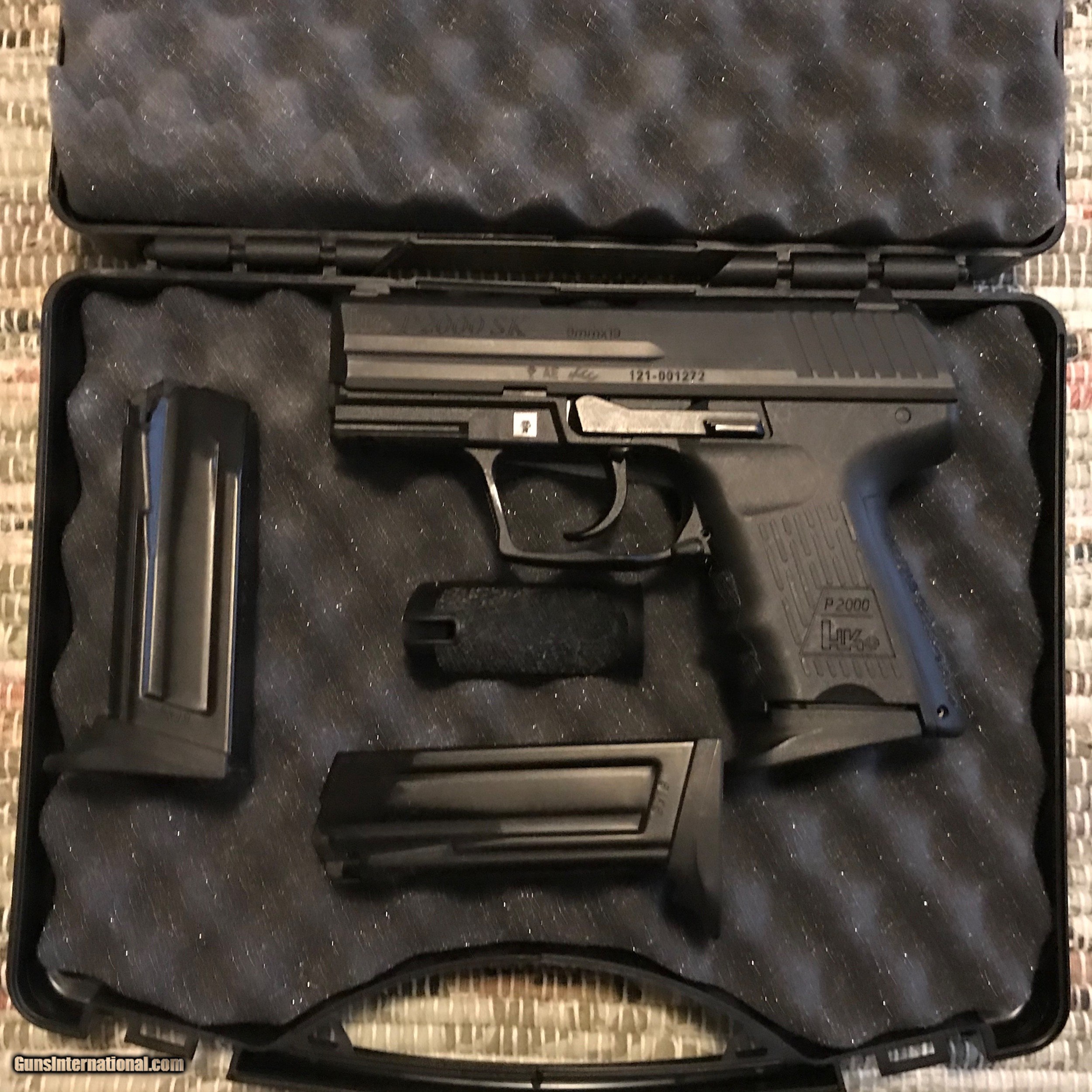 HECKLER & KOCH P2000SK (V2) 9mm SEMI-AUTO PISTOL - W/SIGLITE N/S
